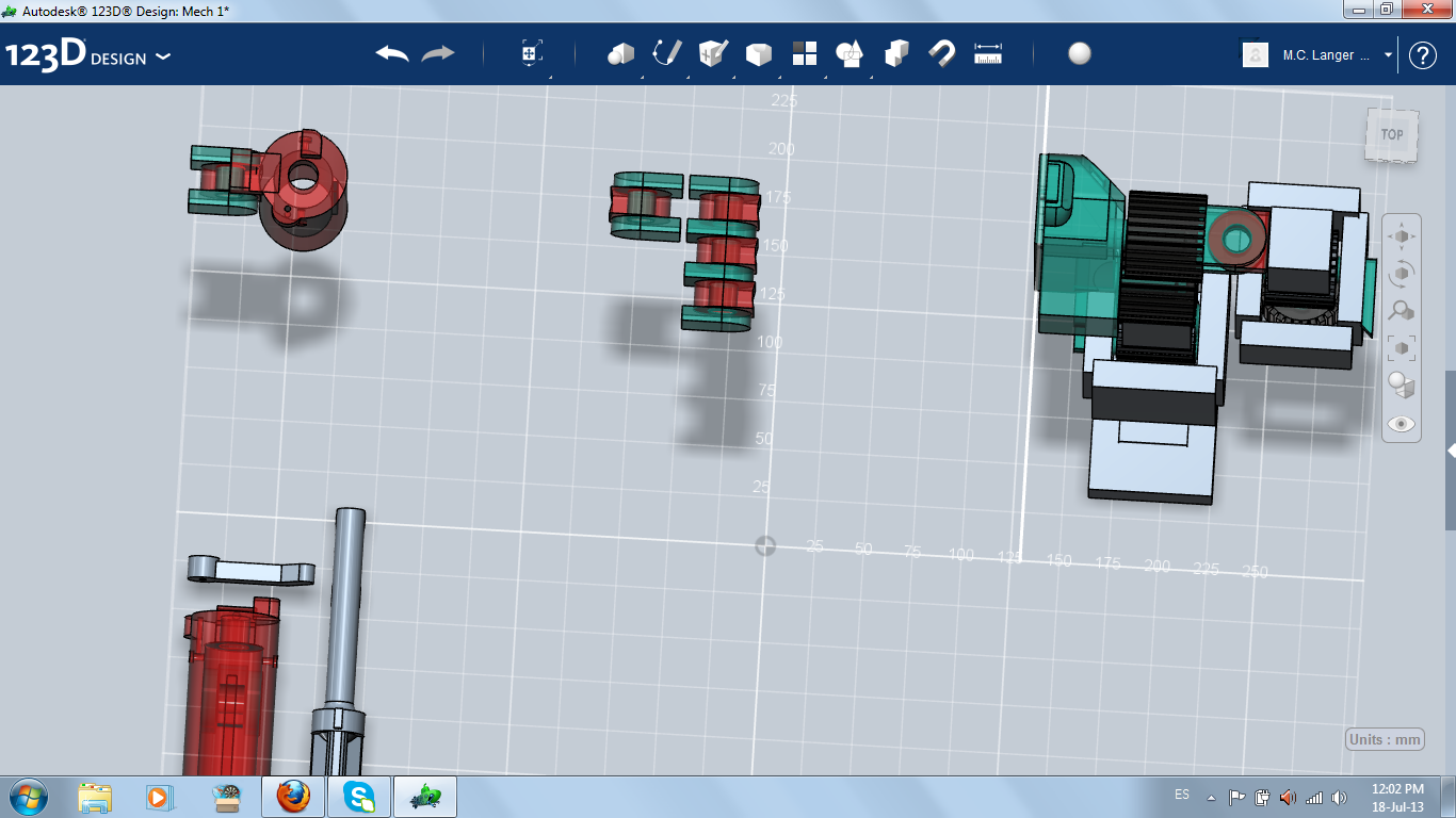 123D Design Fully Articulated Battle Robot Action Figure : 14 Steps ...