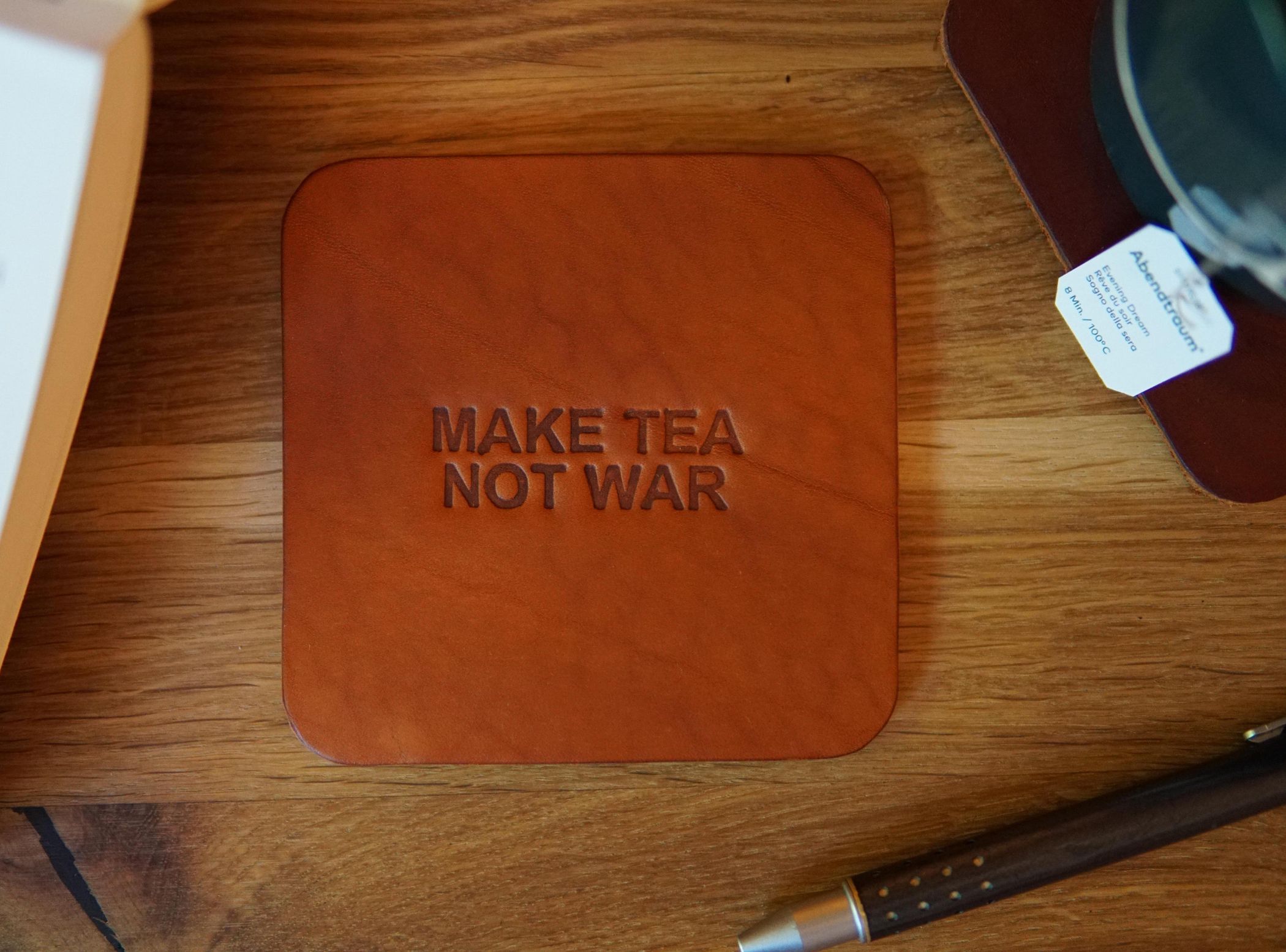 Simple Personalized Leather Coaster : 5 Steps (with Pictures ...