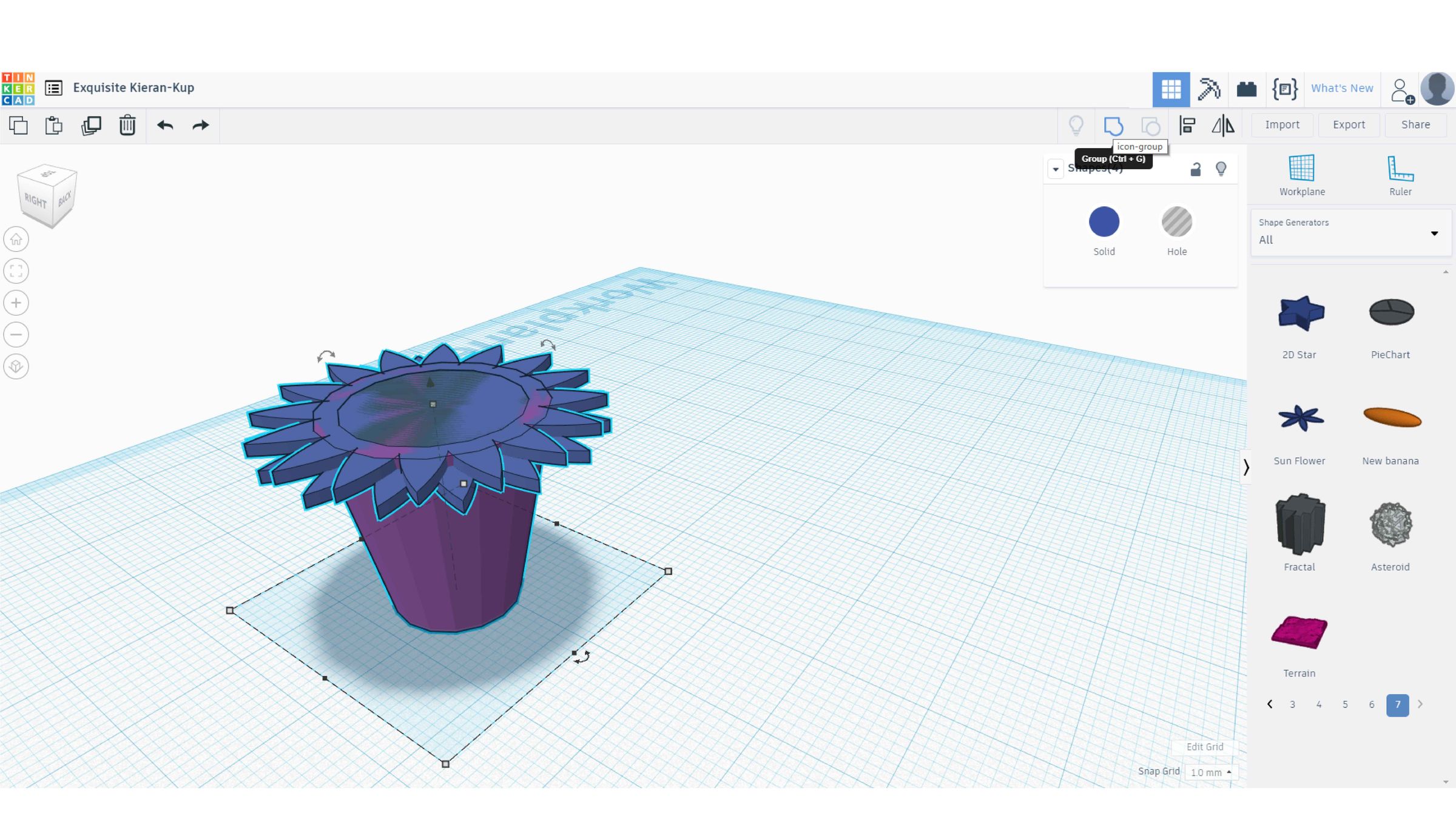 3d Printable Tinkercad Sunflower Planter : 3 Steps - Instructables