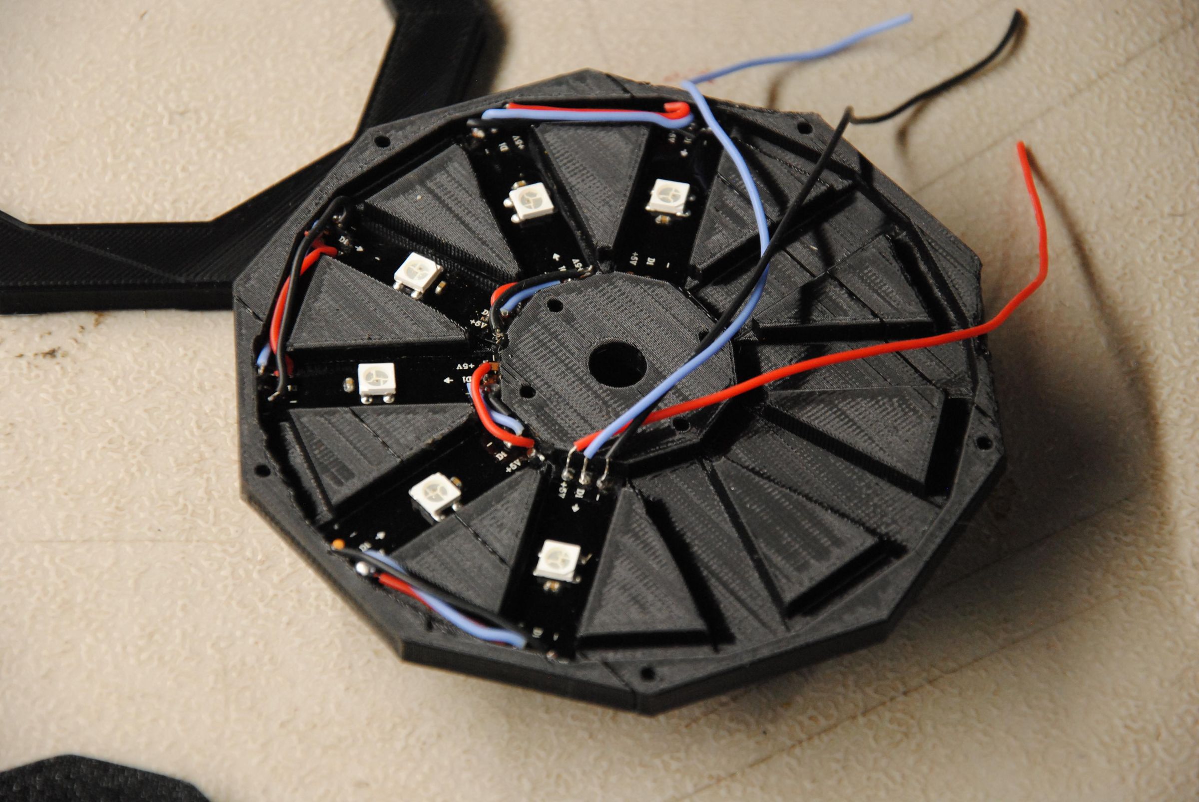 SpinLite - Teensy Powered RGB Spinning Turn Signal Prototype : 5 Steps ...