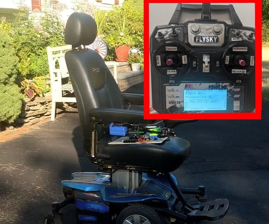 REMOTE CONTROL WHEELCHAIR / REMOTE CONTROL POWERCHAIR : 11 Steps (with ...