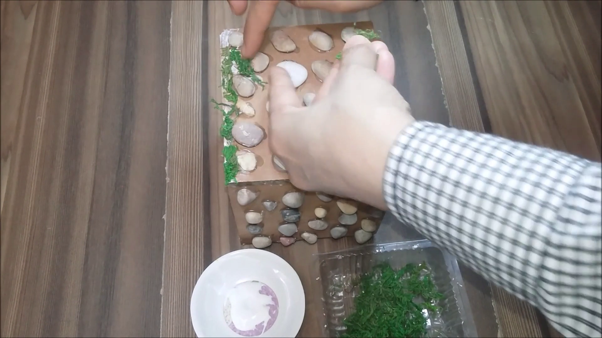How to Make Flower Pot From Cardboard|Pebbles Cardboard Flower Pot|Easy ...