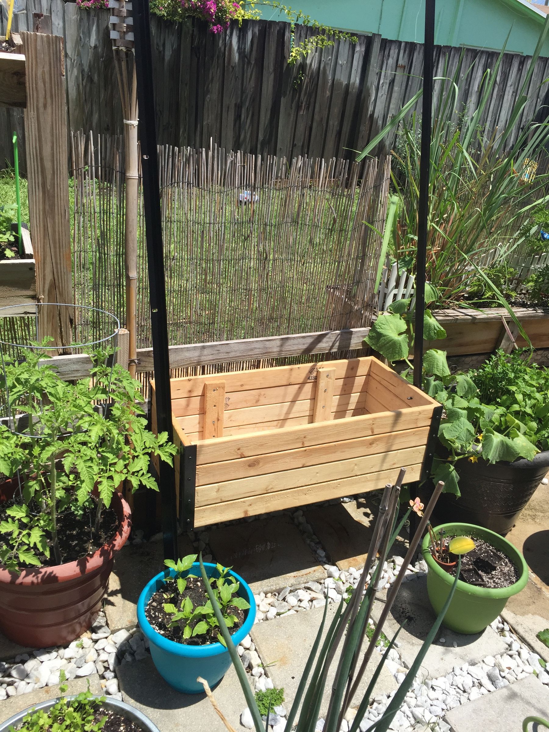 My $10 Reclaimed Climbing Vine Planter Box! : 3 Steps (with Pictures ...