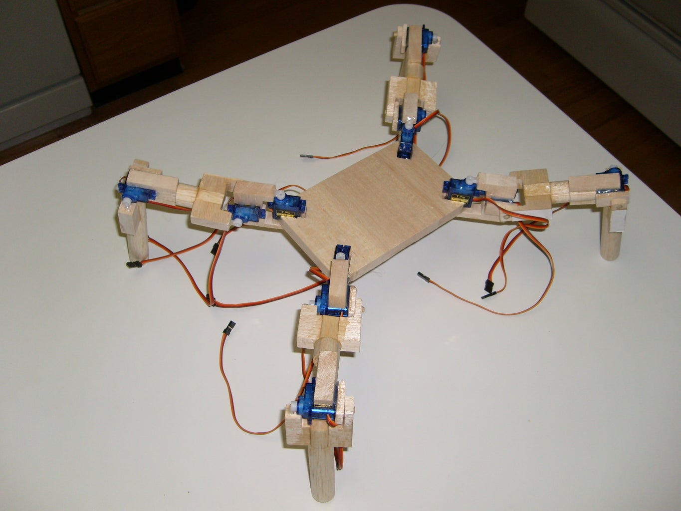 Arduino Based Four Legged Robot 6 Steps With Pictures Instructables