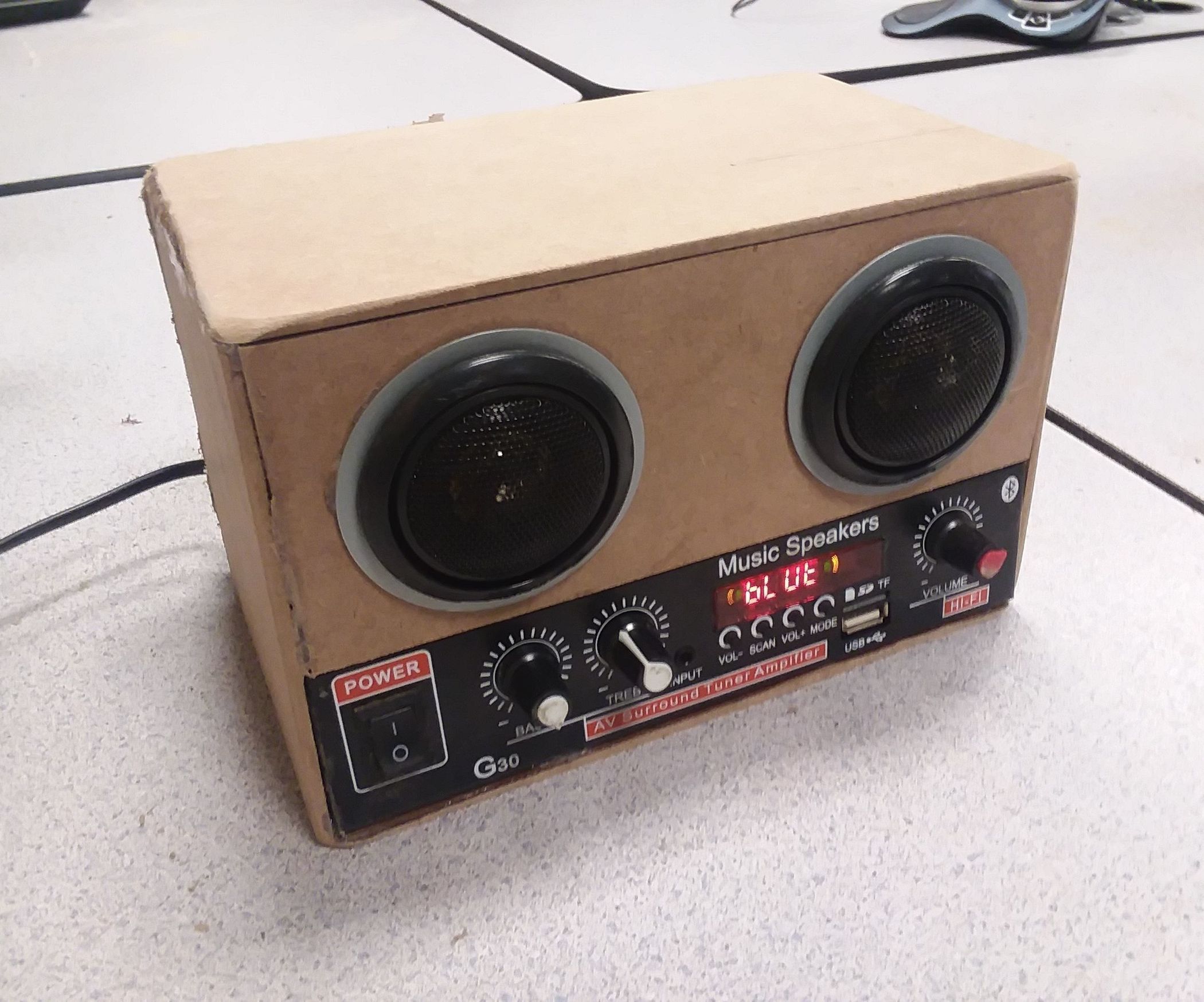 Simple Mini Bluetooth Boombox : 7 Steps - Instructables