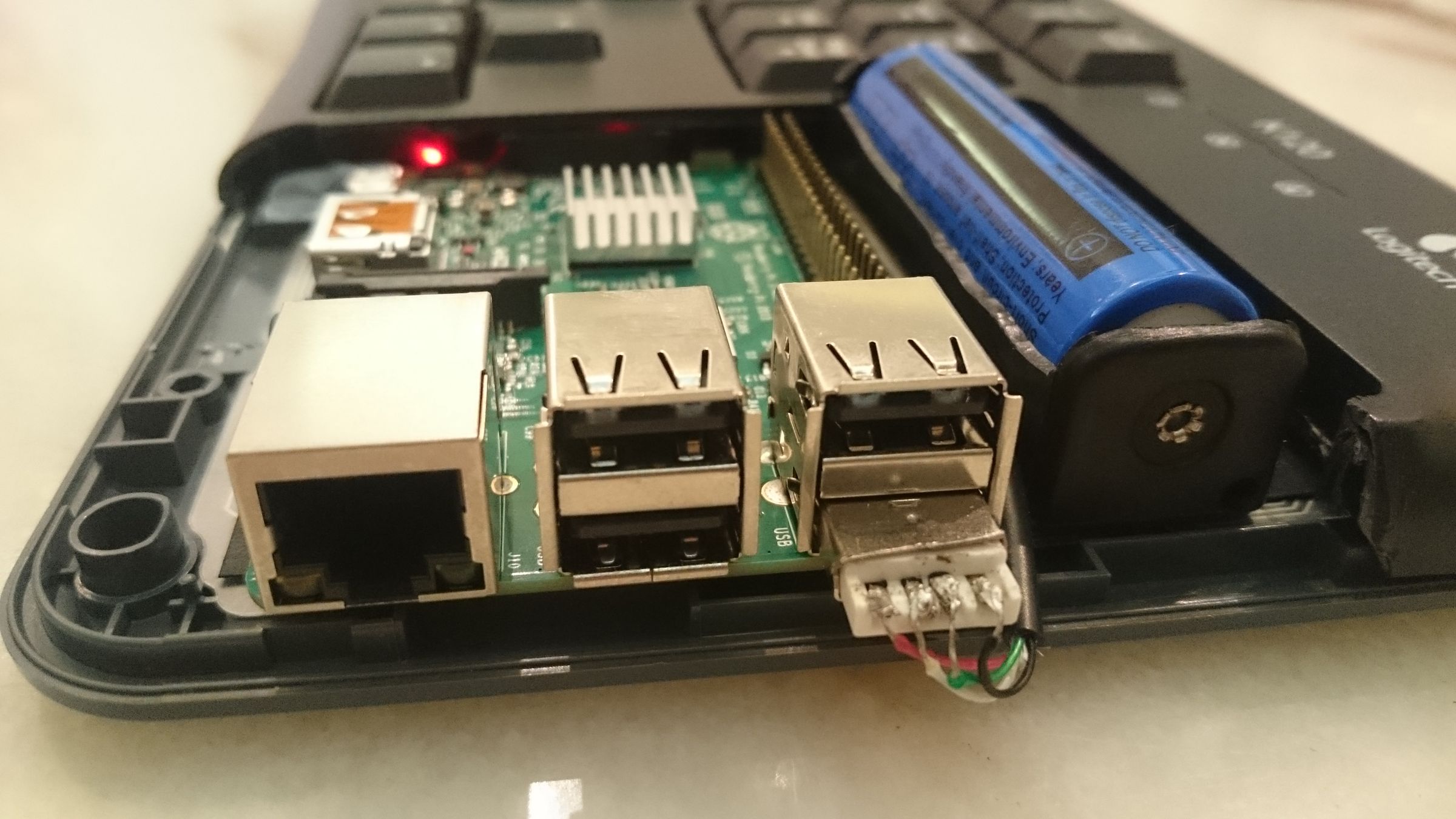 KeyPi - a Cheap Portable Raspberry Pi 3 Laptop Under $80 : 11 Steps ...