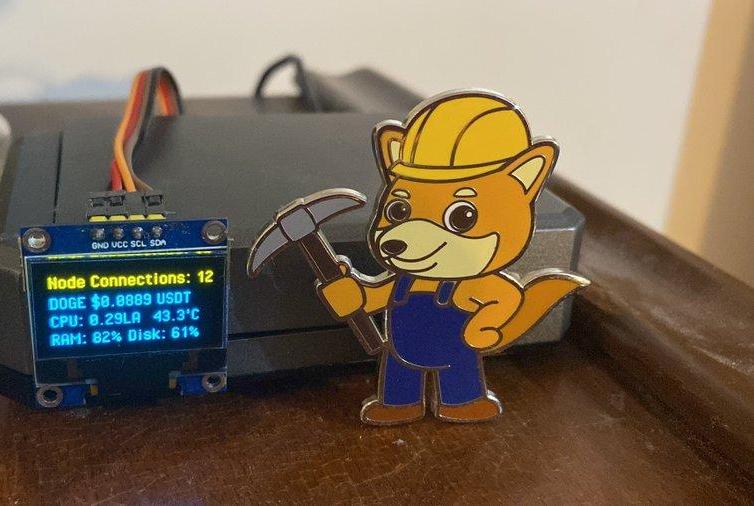 Raspberry Pi4 (RPI4) Dogecoin Node With Doge Stats : 3 Steps - Instructables