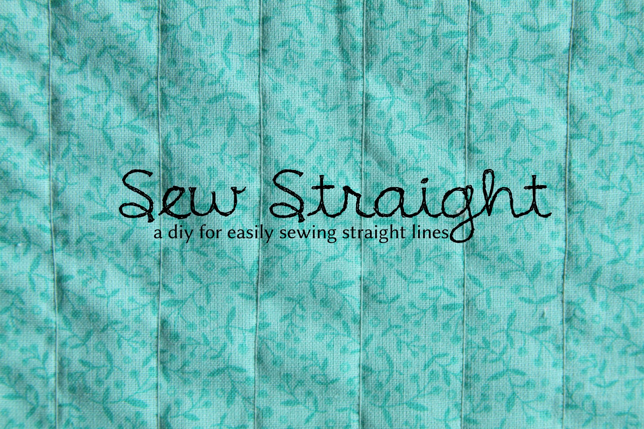 Sew Straight: DIY Uniform Lines : 7 Steps - Instructables