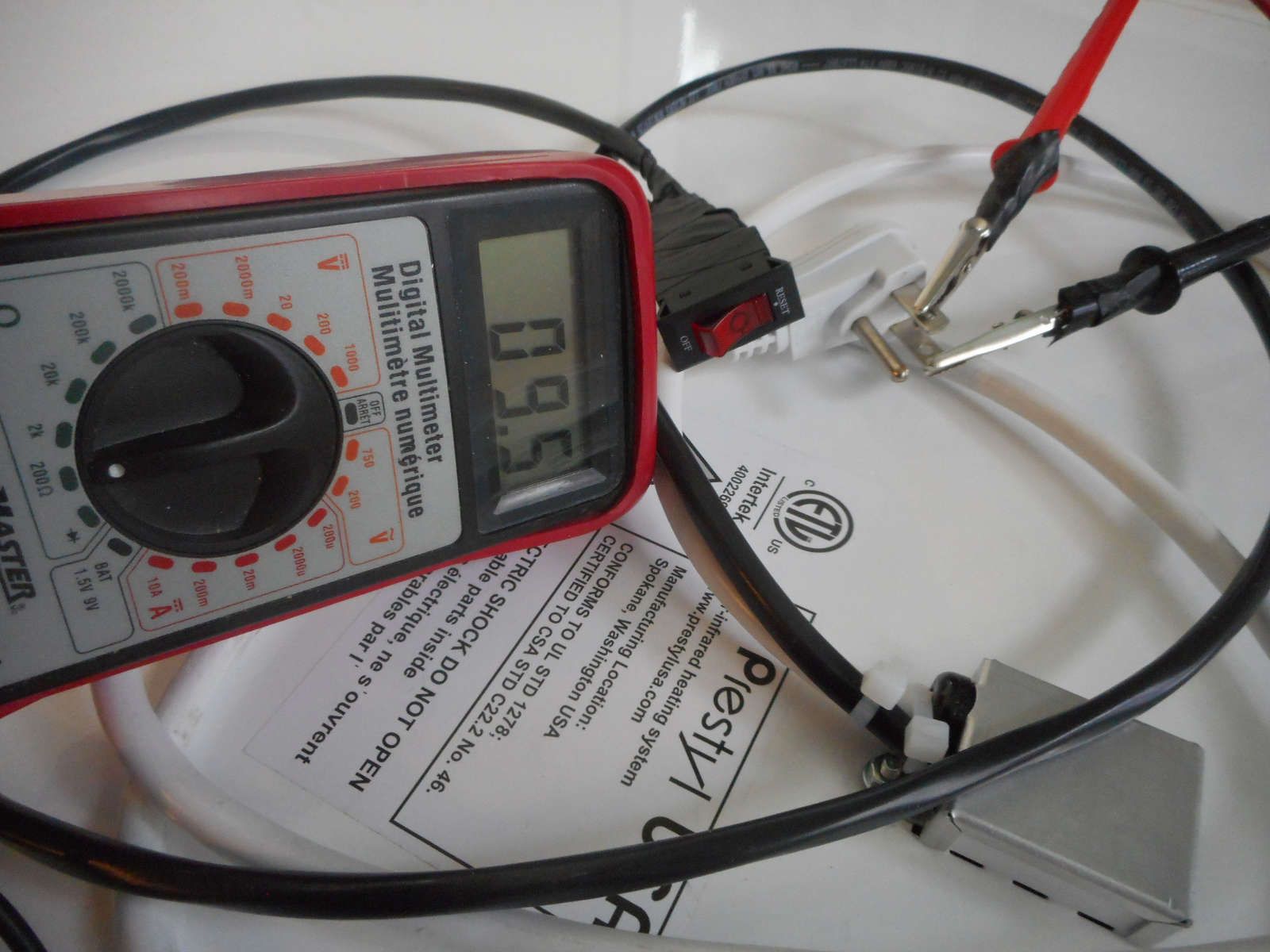 Repair and Upgrade a Broken Radiant Infrared Heating Panel : 17 Steps ...