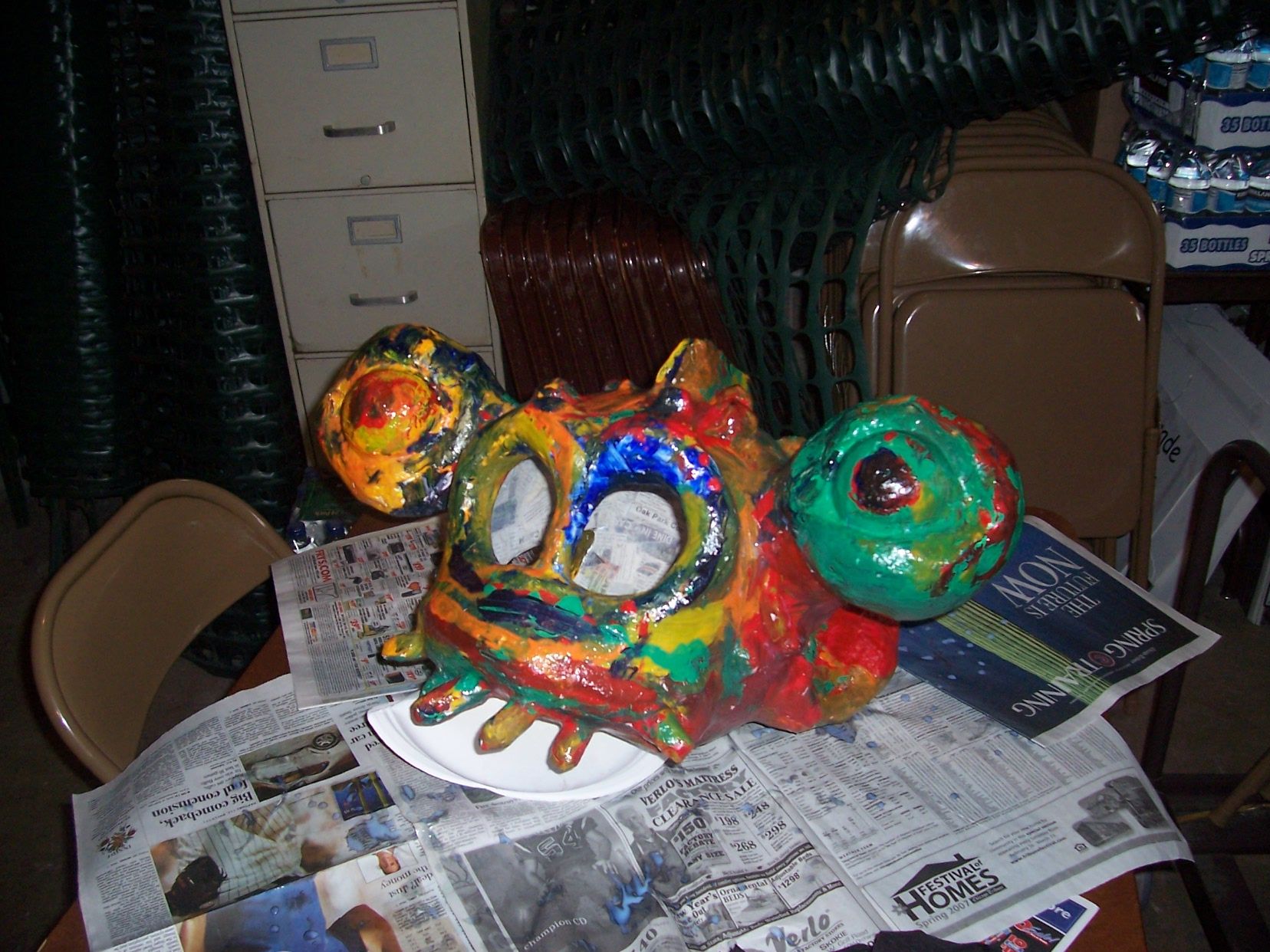 Giant Mask: Montessaurus! : 10 Steps - Instructables