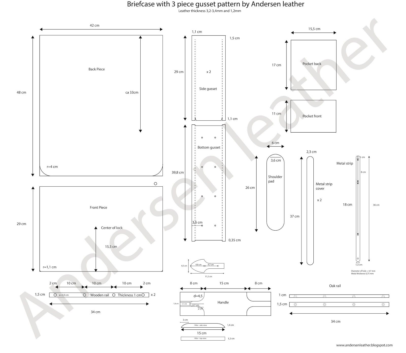 Briefcase With a 3 Piece Gusset : 6 Steps (with Pictures) - Instructables