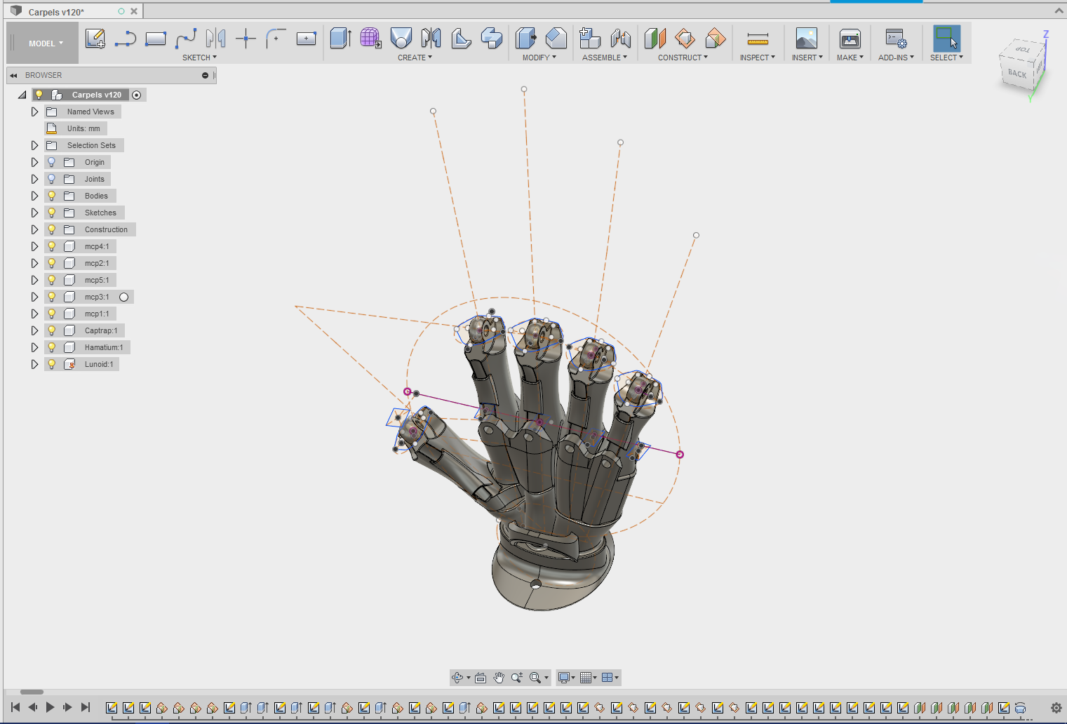 3D Printed Bionic Hand Skeleton : 8 Steps (with Pictures) - Instructables
