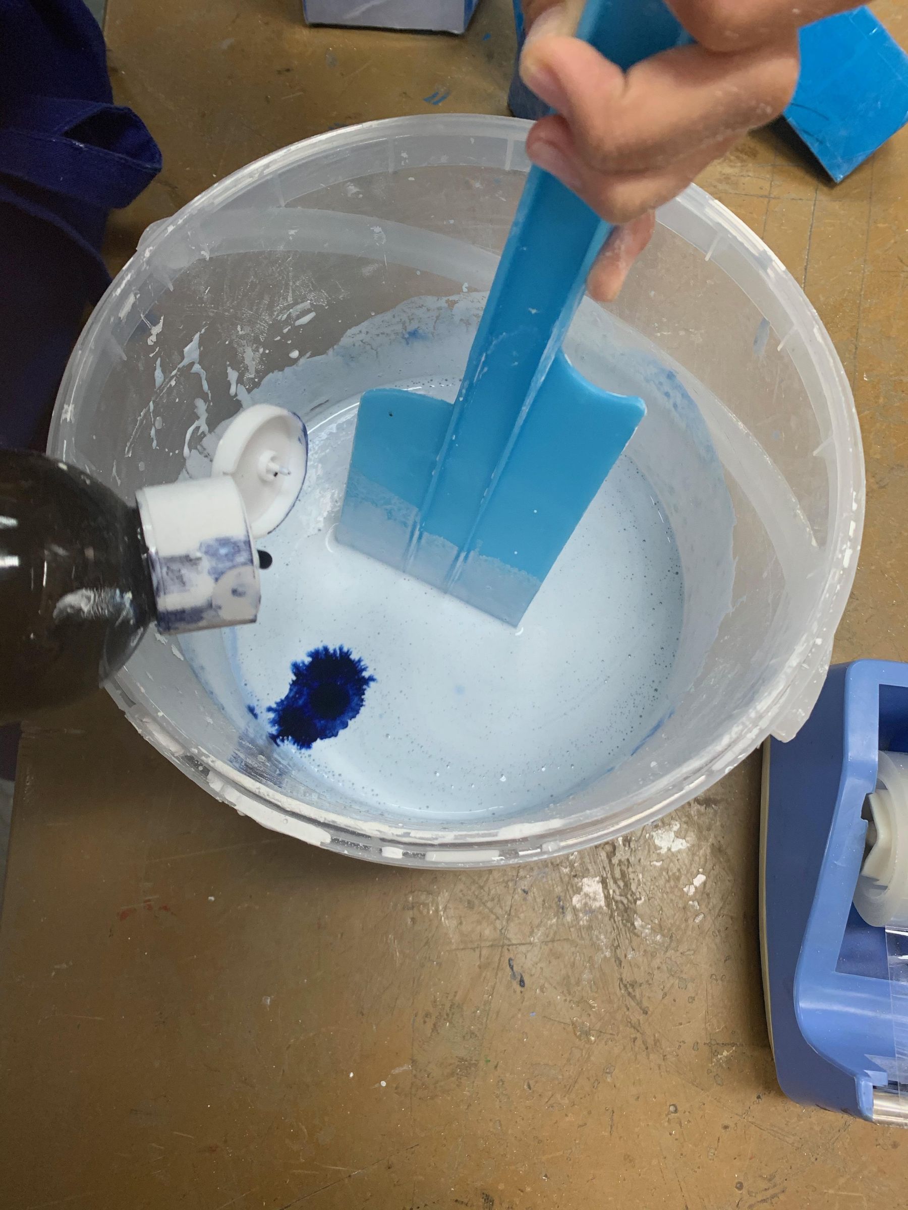 Making a Pencil Holder/stationary Set Using Plaster : 8 Steps ...