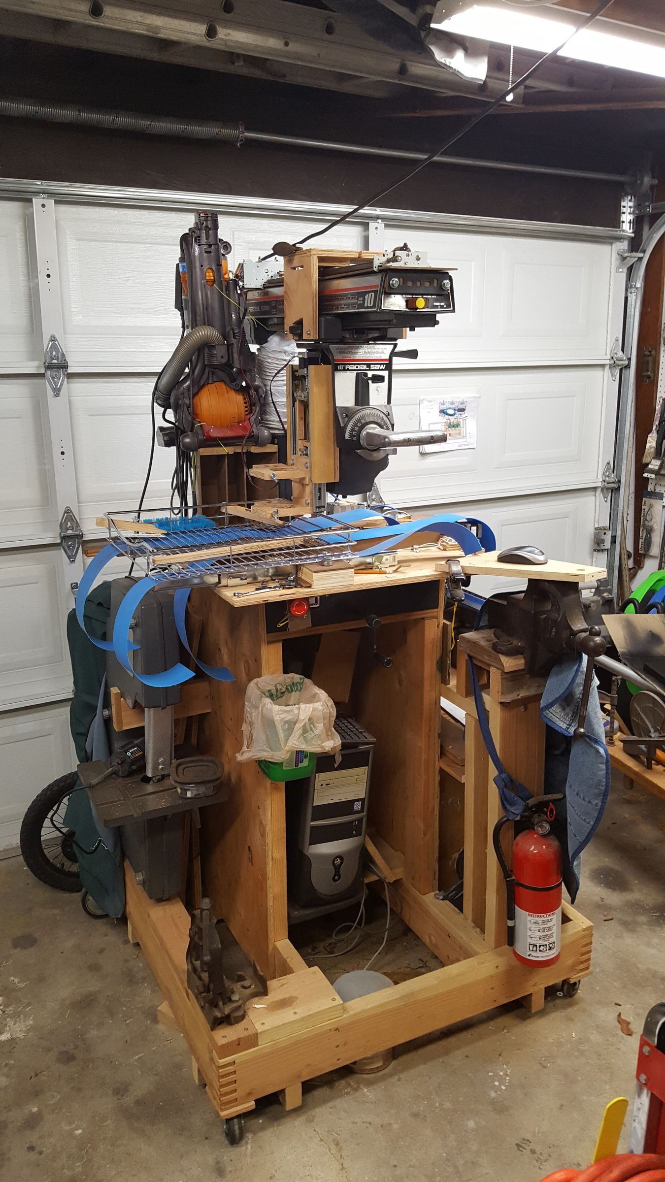 How to Make a CNC Router From a Radial Arm Saw : 7 Steps (with Pictures ...