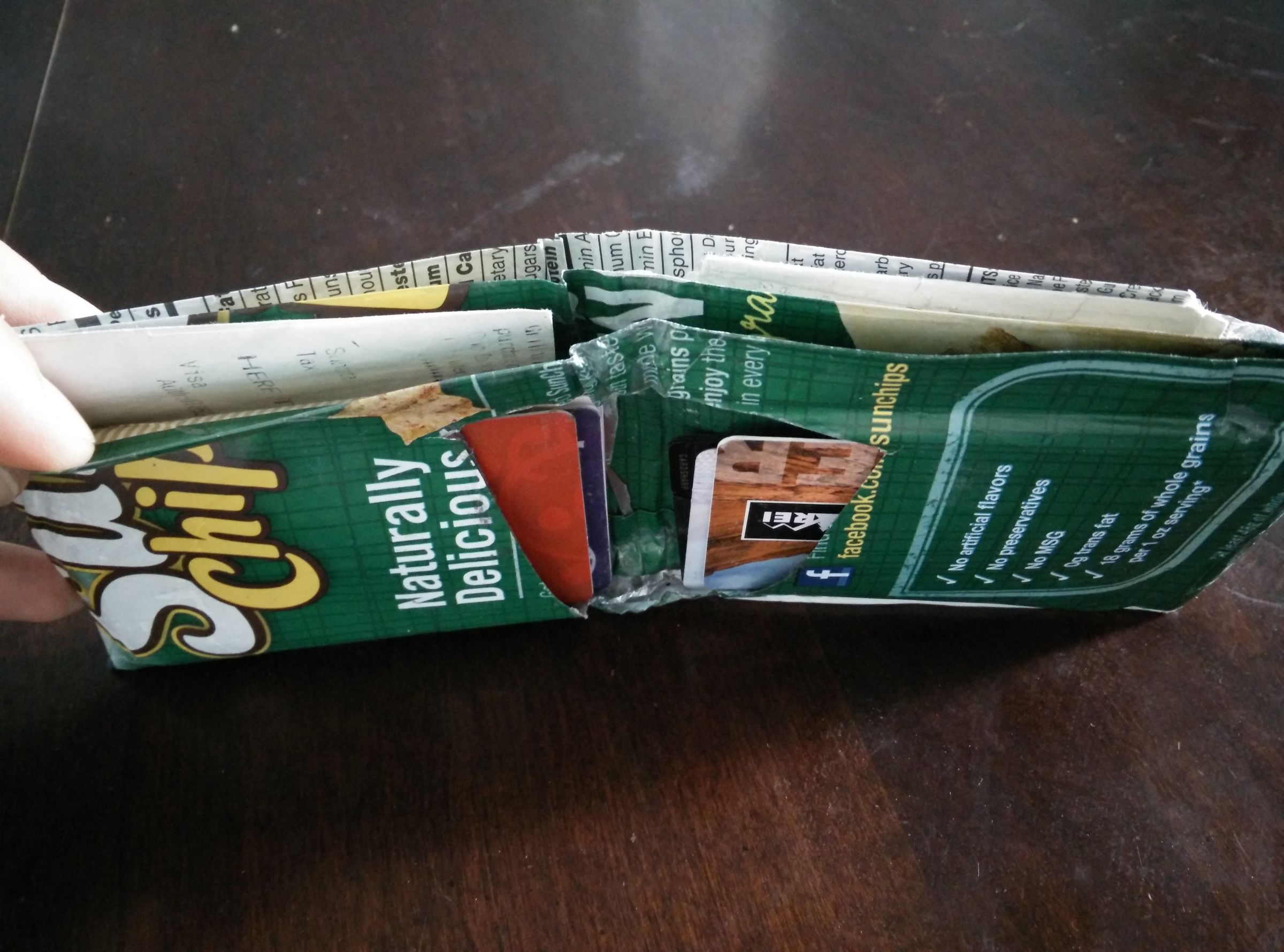 Chips Bag Wallet : 5 Steps (with Pictures) - Instructables