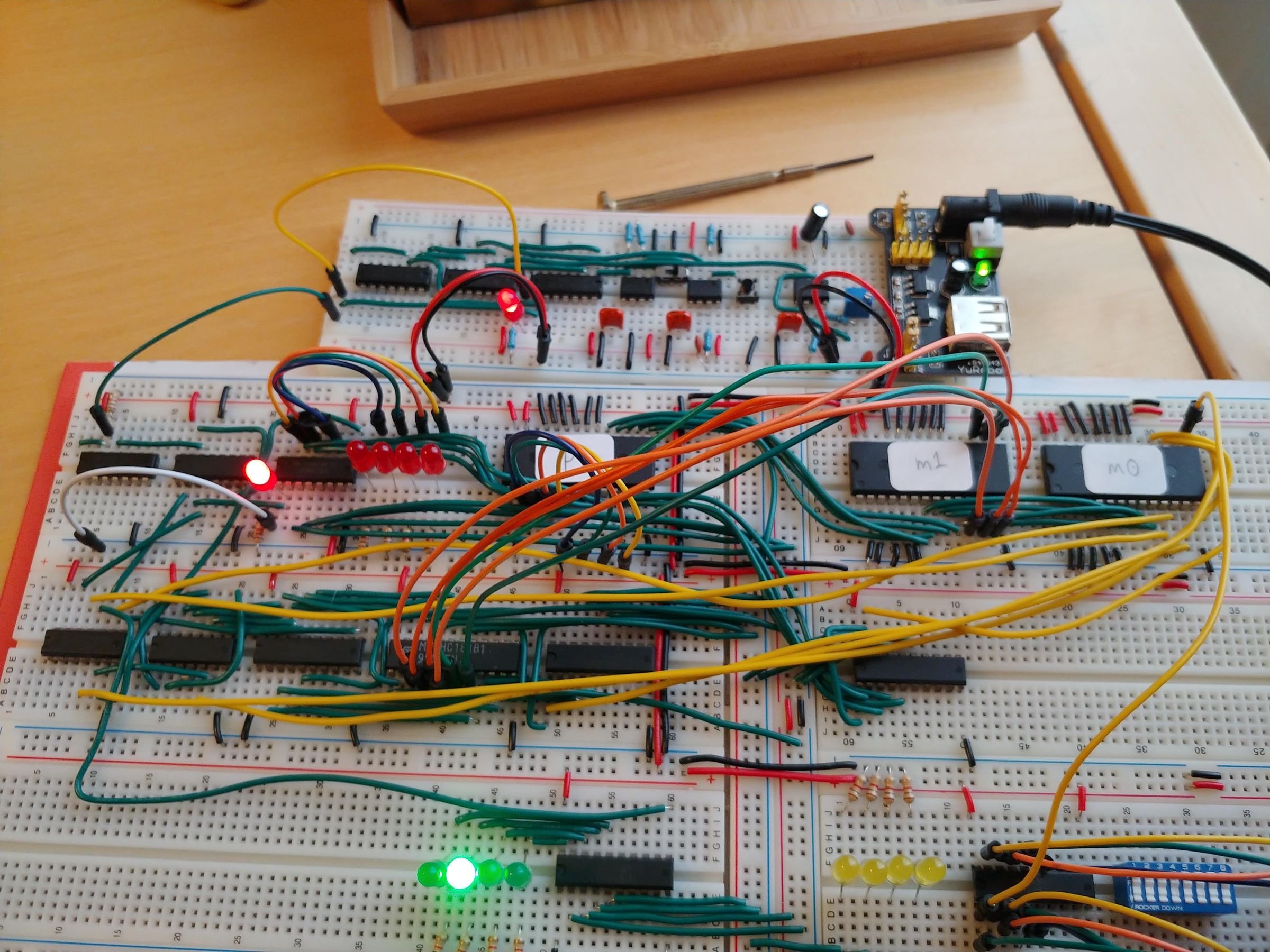 MP-4 Simplest 4 Bit TTL CPU : 9 Steps - Instructables