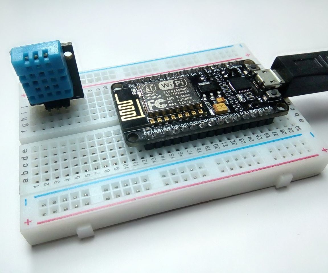 Interface DHT11 (Humidity Sensor) Using NodeMCU : 6 Steps (with Pictures) - Instructables