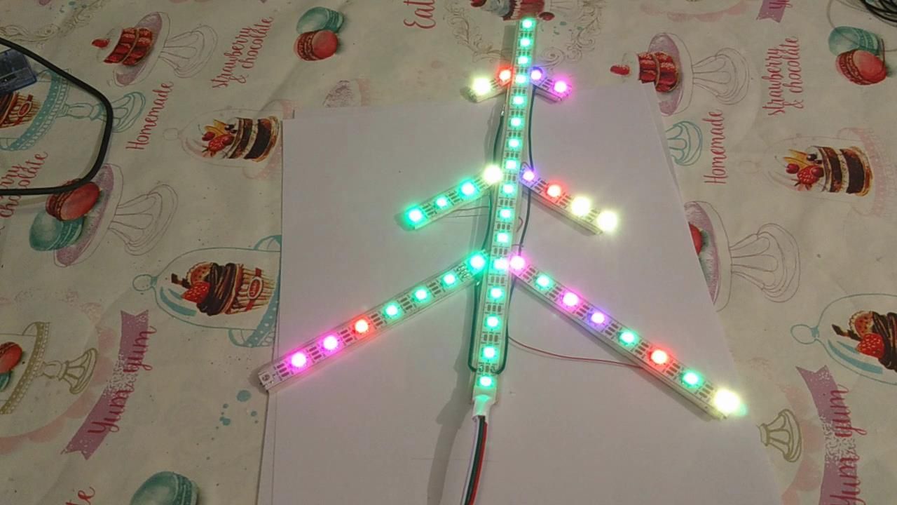 ESP8266 / Arduino RGB LED Christmas Light Window Decoration : 5 Steps ...