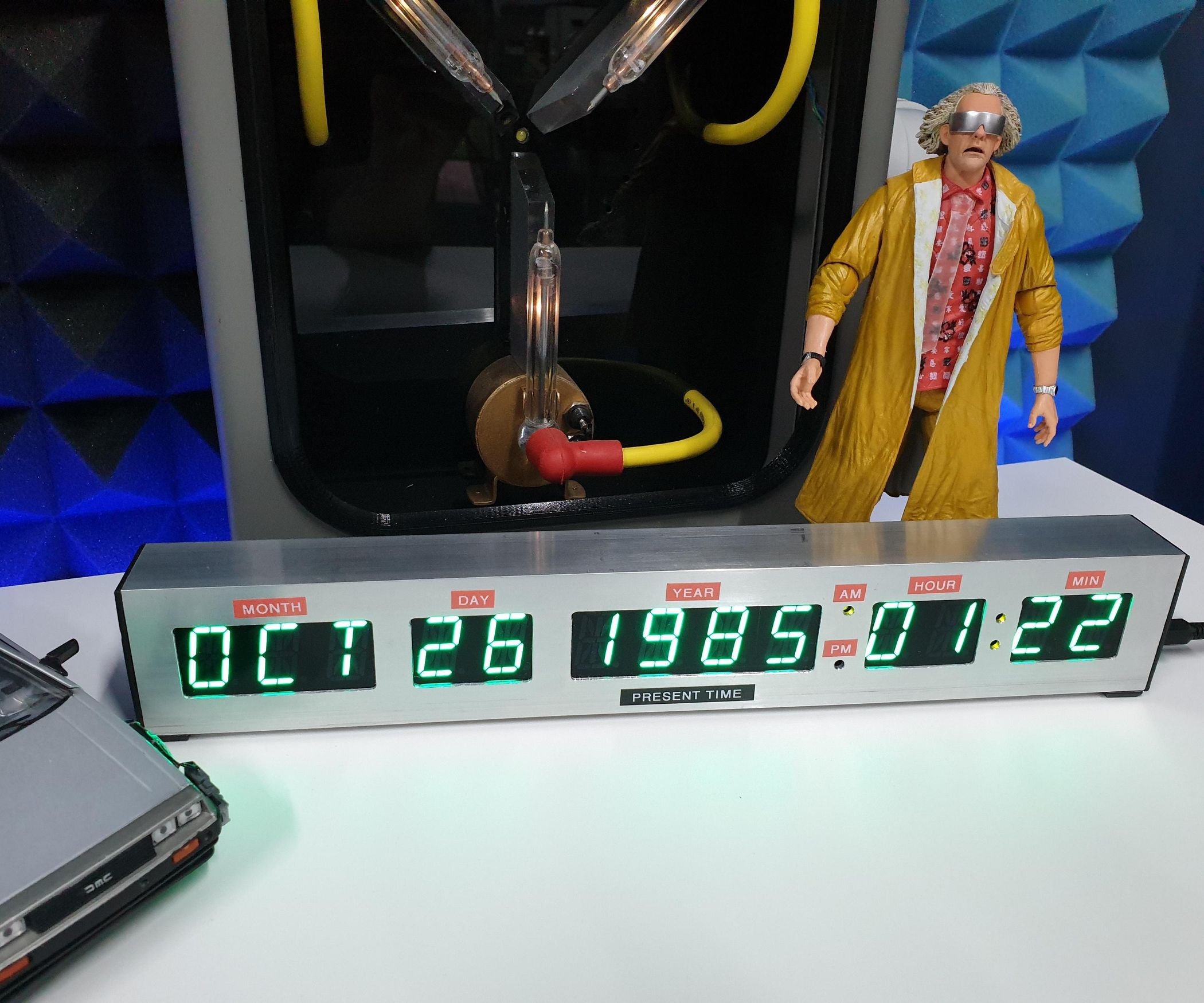Back to the Future Time Circuit Clock : 11 Steps (with Pictures ...