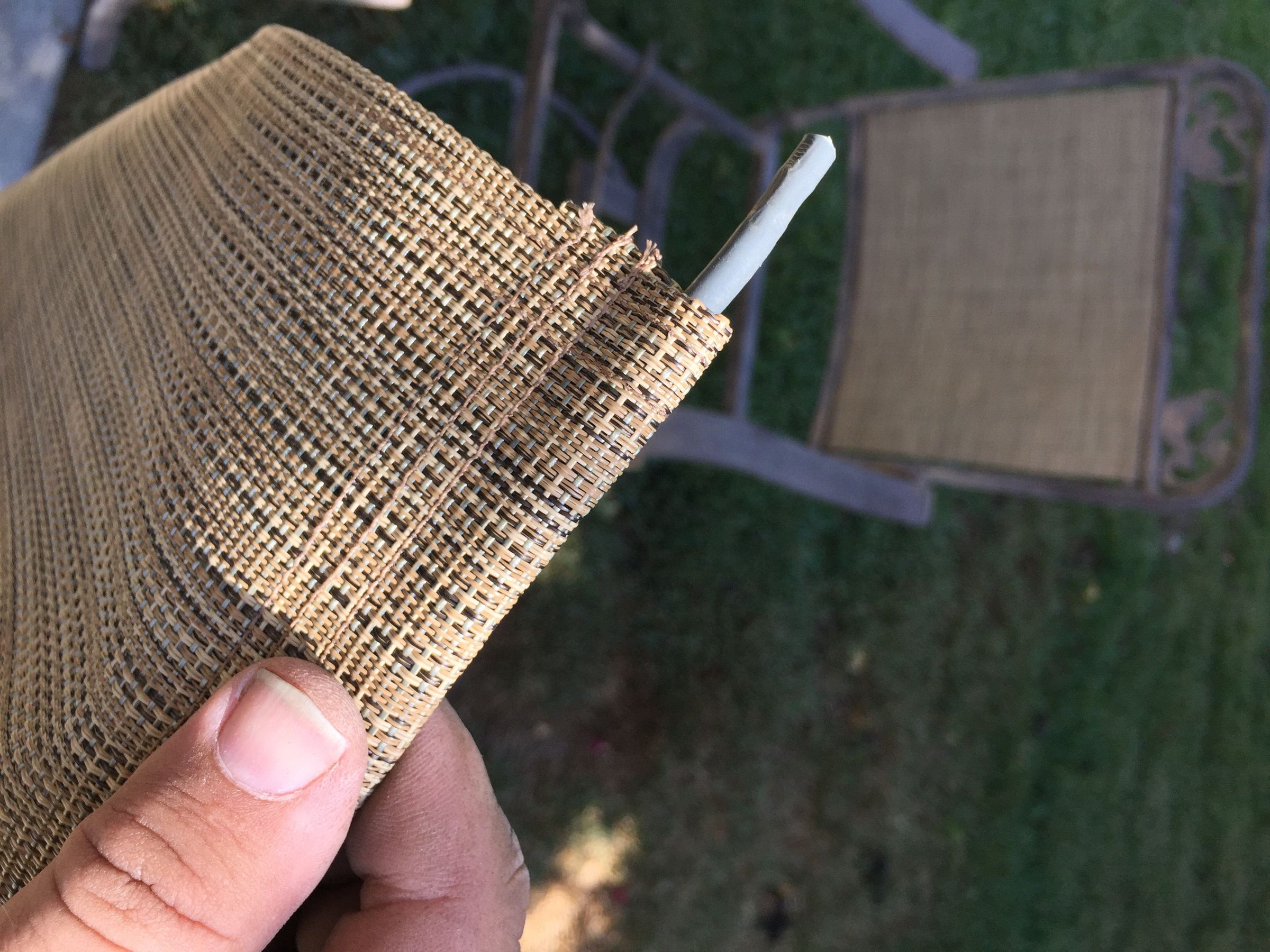 Sling Replacement on Chinese Sling Back Chairs : 8 Steps (with Pictures ...