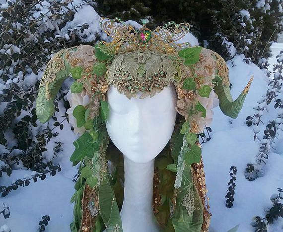 Golden Goddess Horned Headdress : 15 Steps (with Pictures) - Instructables