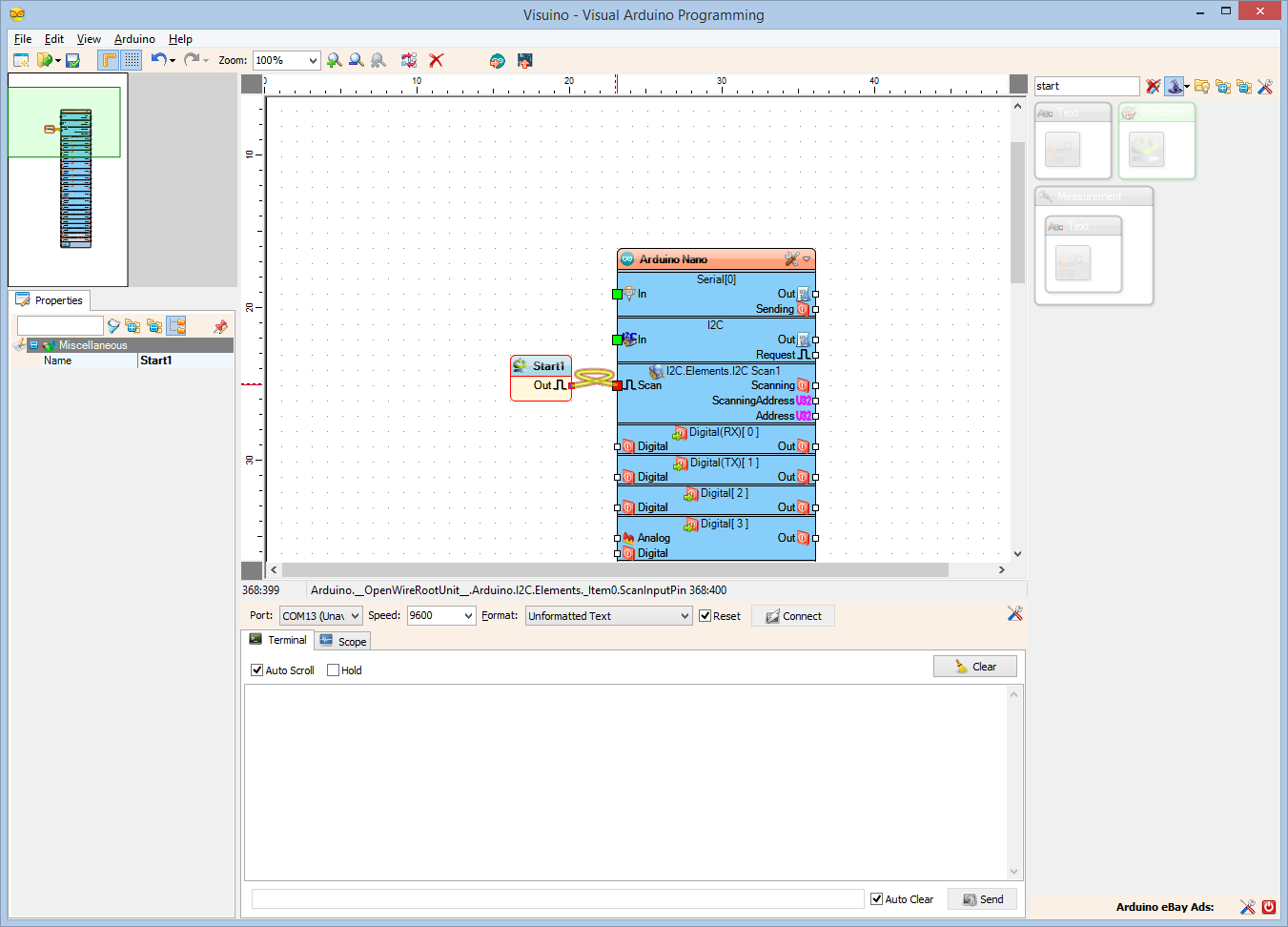 Scan the Arduino I2C Bus for Connected I2C Devices With Visuino : 7 ...