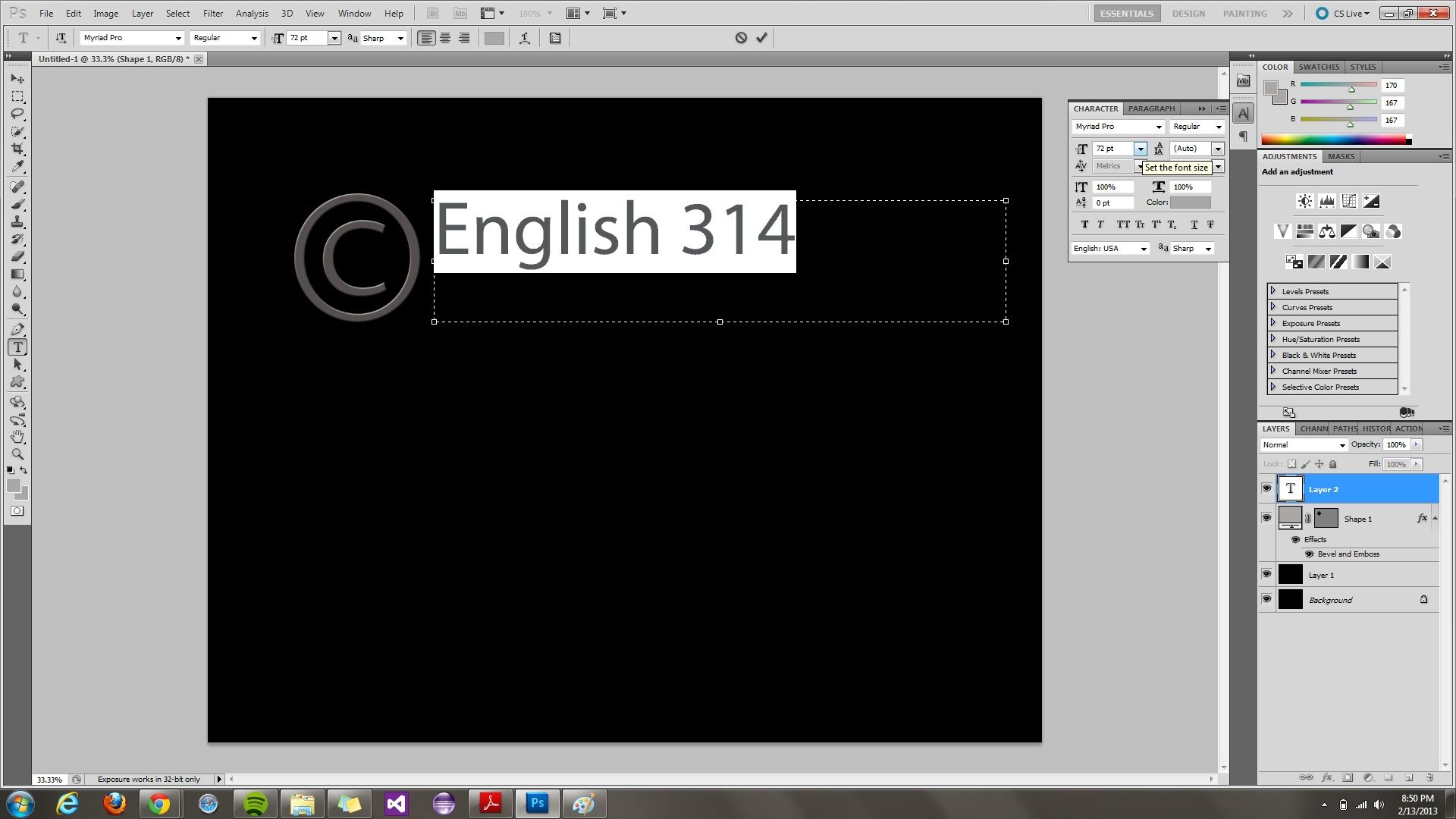 Creating Watermarks in Photoshop : 12 Steps - Instructables