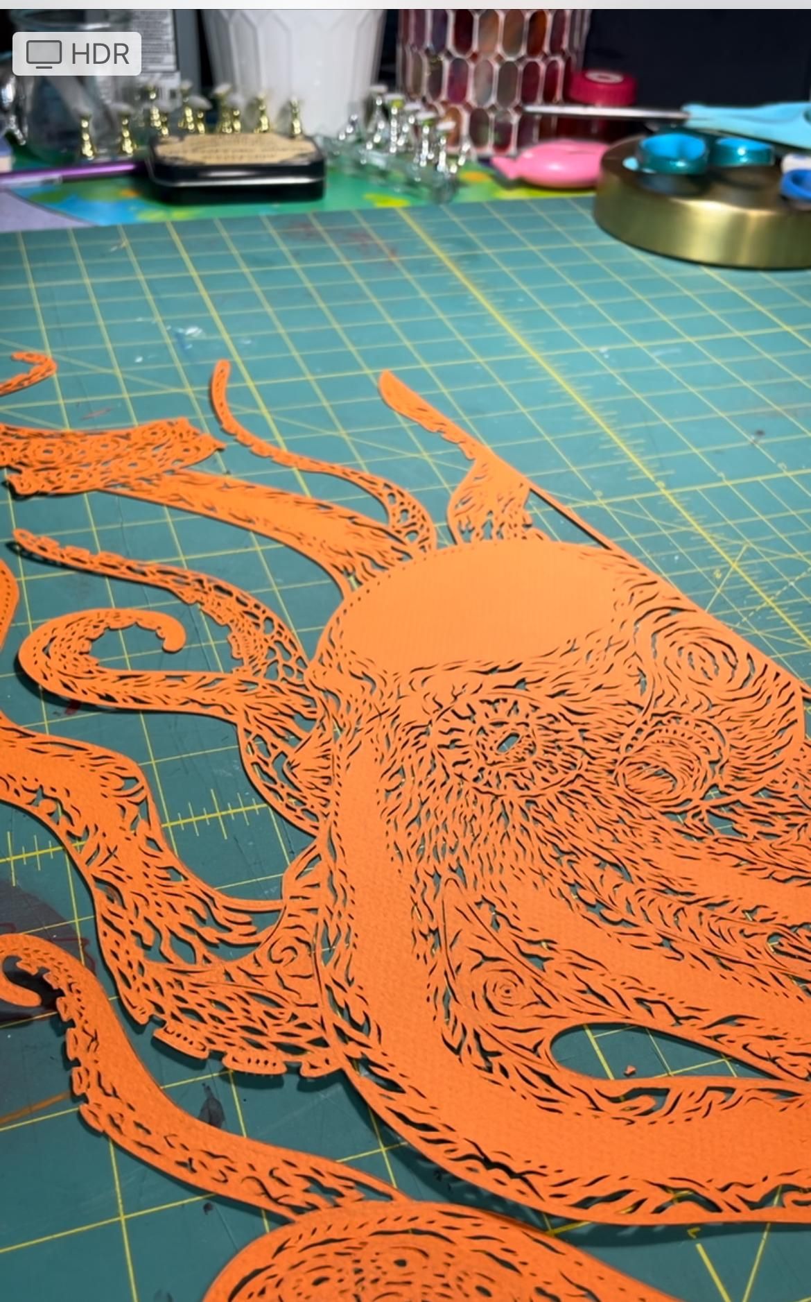 Octopus "Vellum"- Paper Cutting : 6 Steps (with Pictures) - Instructables