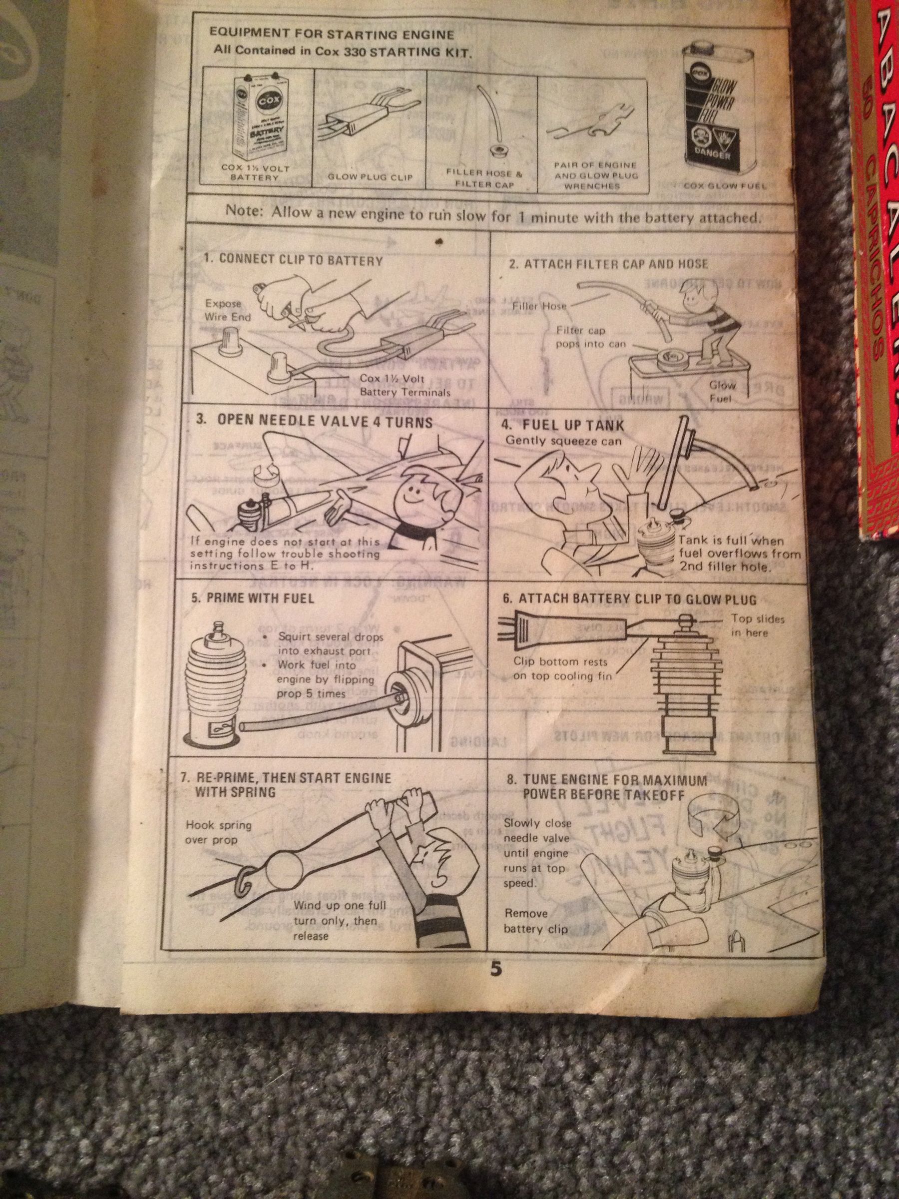 Starting an Old Glow Plug Engine : 3 Steps - Instructables