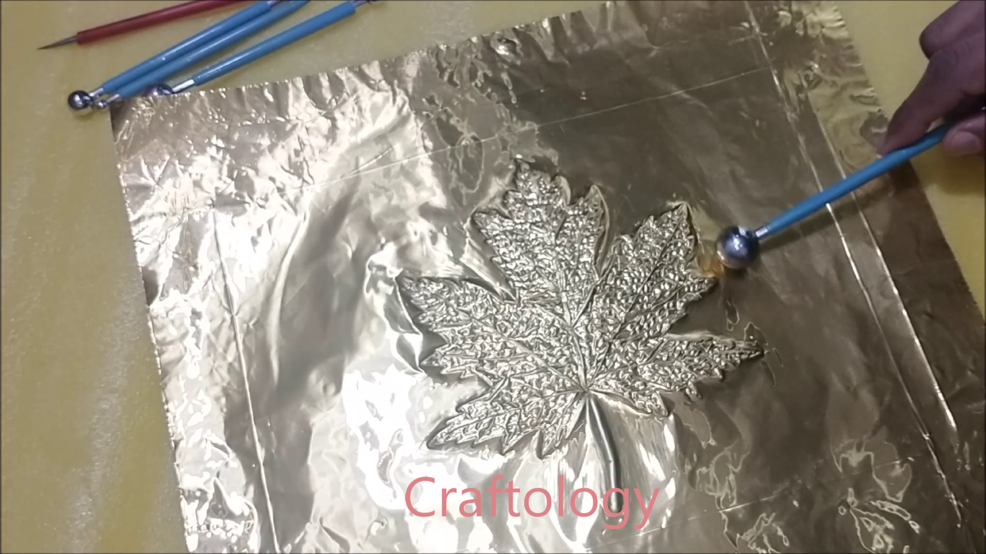How to Make Maple Leaf Embossed Painting : 4 Steps (with Pictures ...