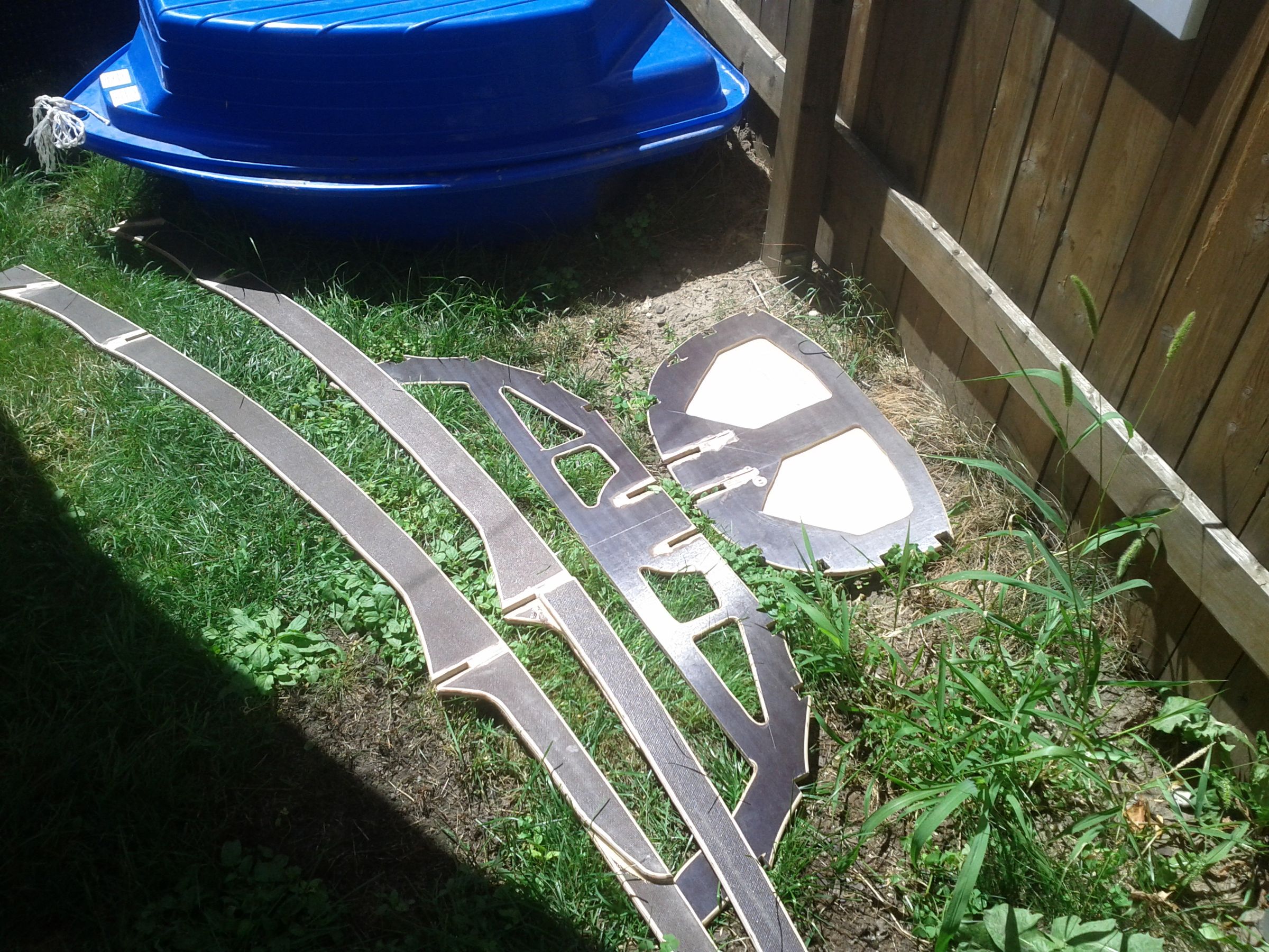 240cm Skin on Frame Sailing Pram With Mirage Drive : 7 Steps (with ...