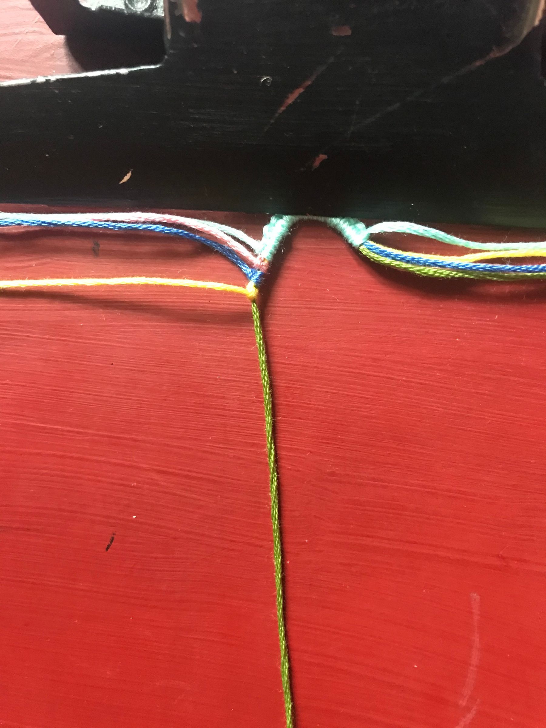 Friendship Bracelet With Teardrop Loop and Triangle Ending : 7 Steps ...