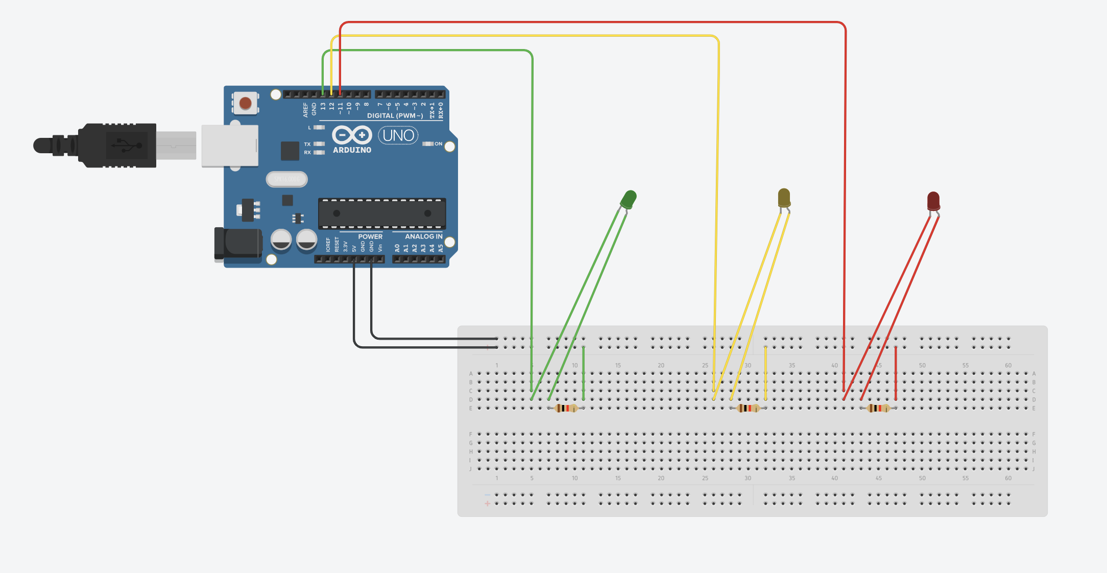 Traffic Light Circuit : 5 Steps - Instructables
