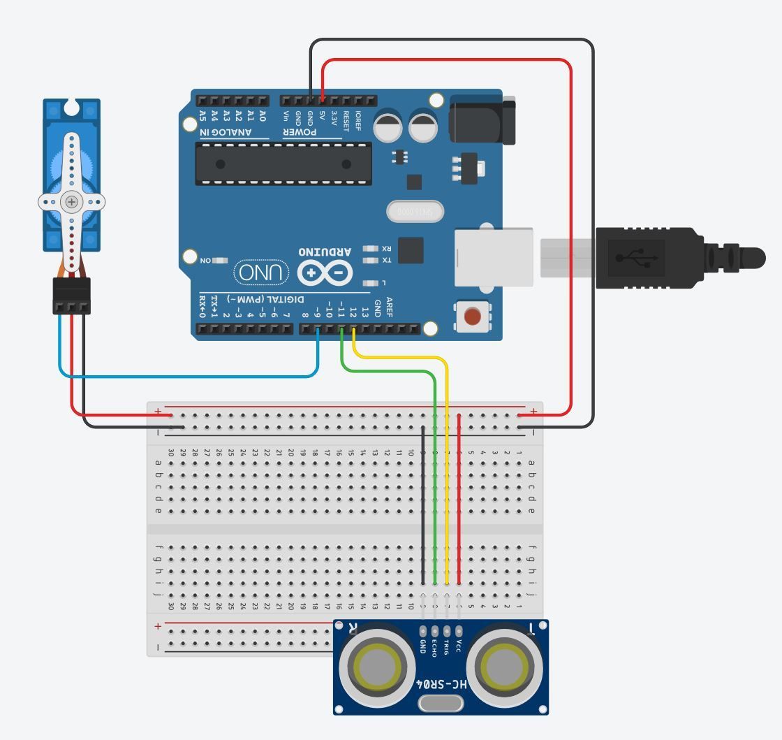 Ultrasonic Sensor & Servo: Reactive Motion With Arduino : 4 Steps ...