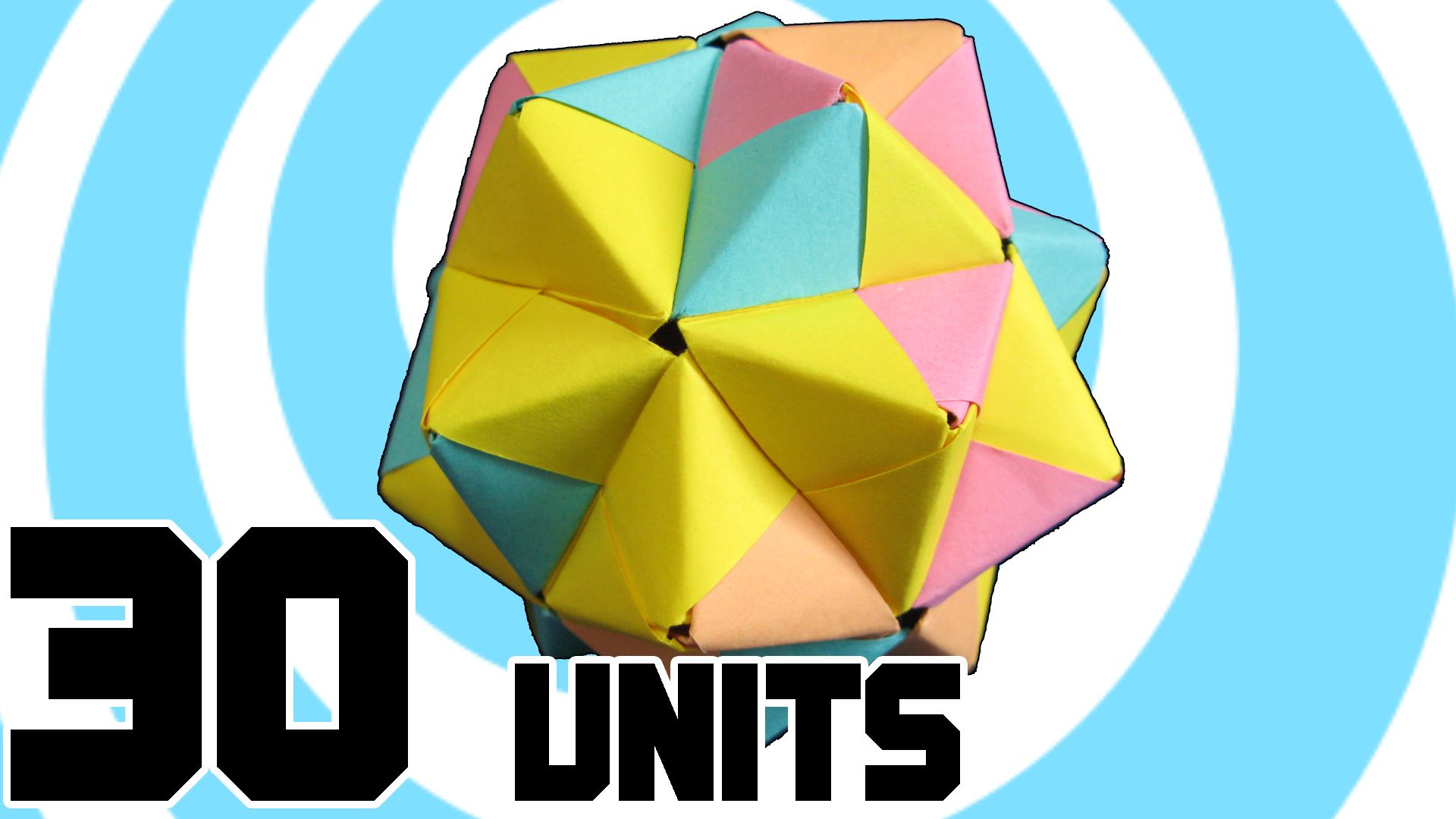 Modular Origami Icosahedron From 30 Sonobe Units - Instructables
