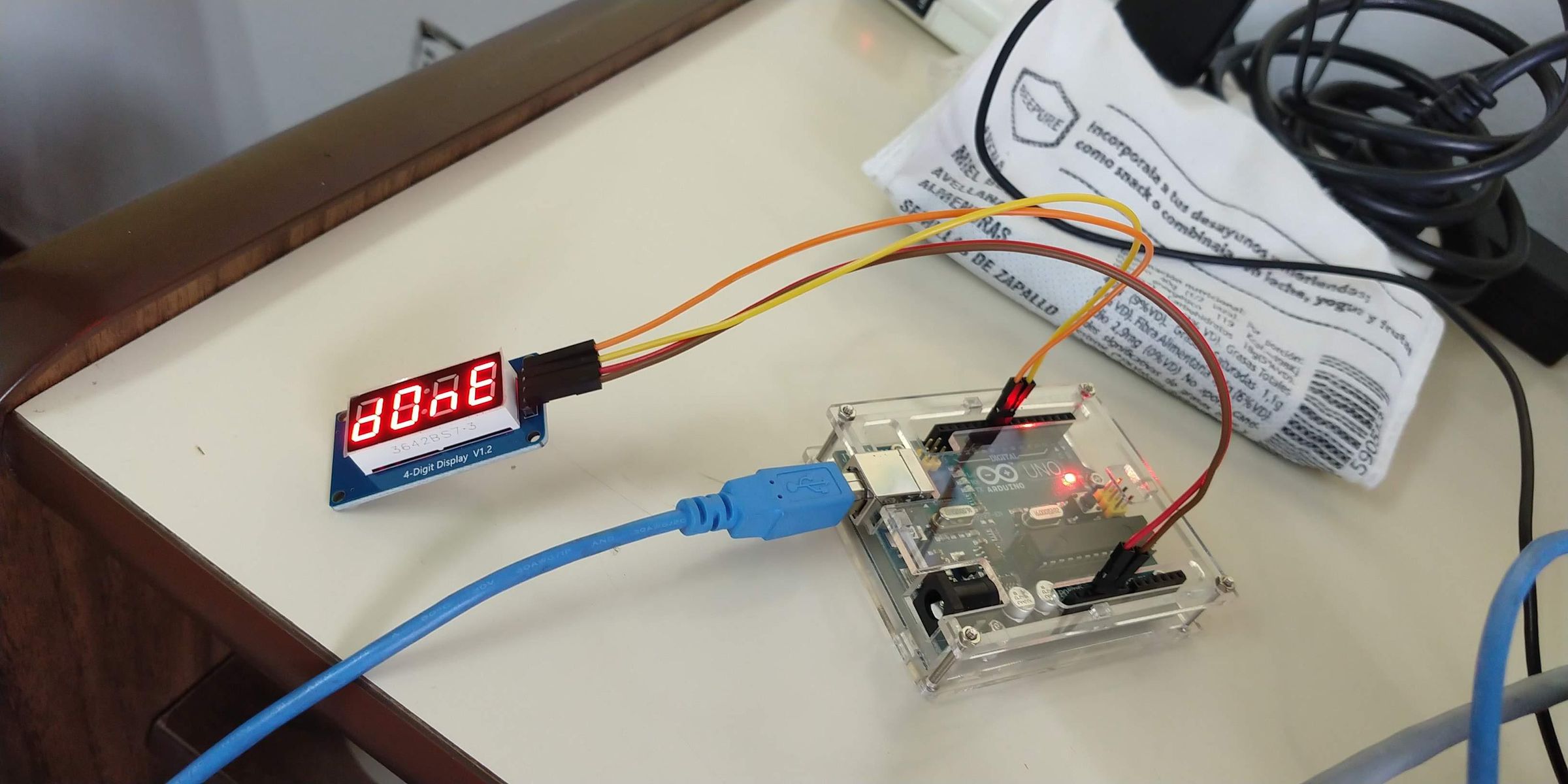 Tutorial How to 4-Digit Display Interface With Arduino UNO : 6 Steps ...