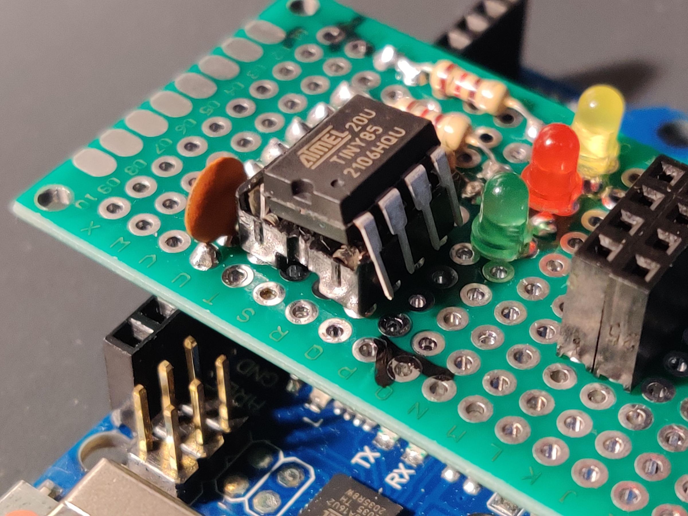 Attinyuino™ - an Arduino Uno Hat for Programming Attiny85 & Prototyping ...
