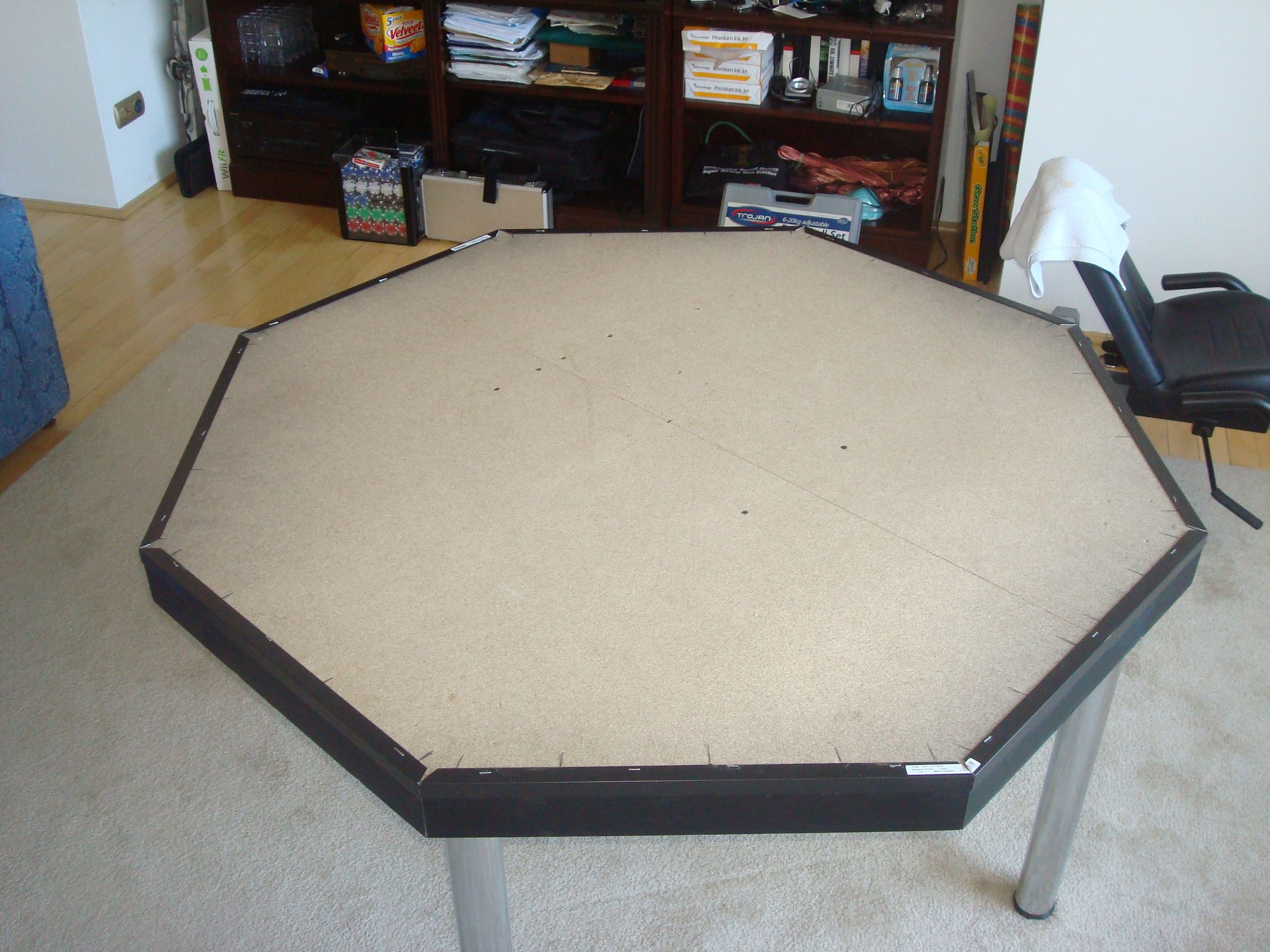 How to Build a Good Looking Octagon Poker Table on the Cheap : 7 Steps ...