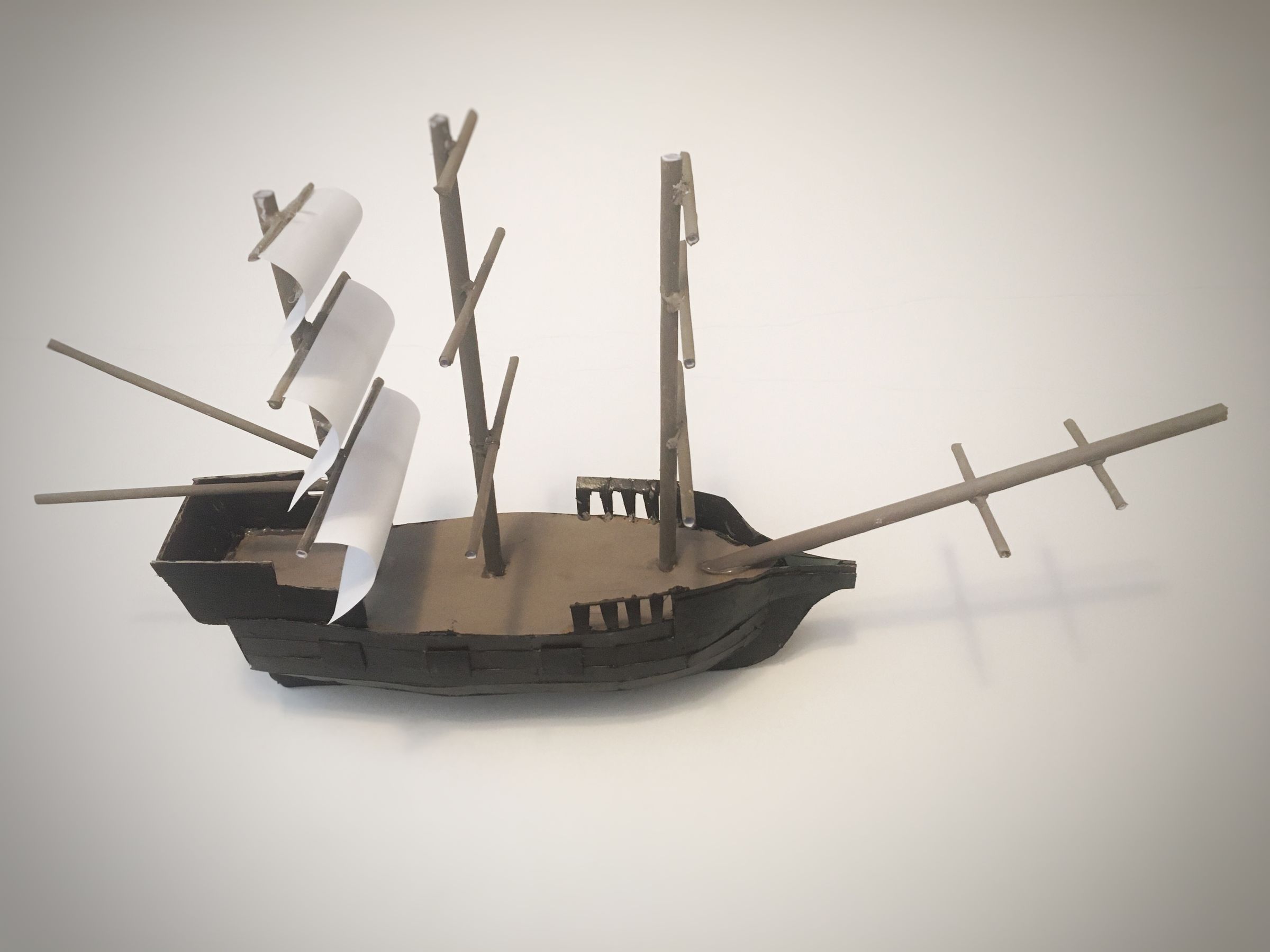Model Ship From Paper and Cardboard : 15 Steps (with Pictures ...