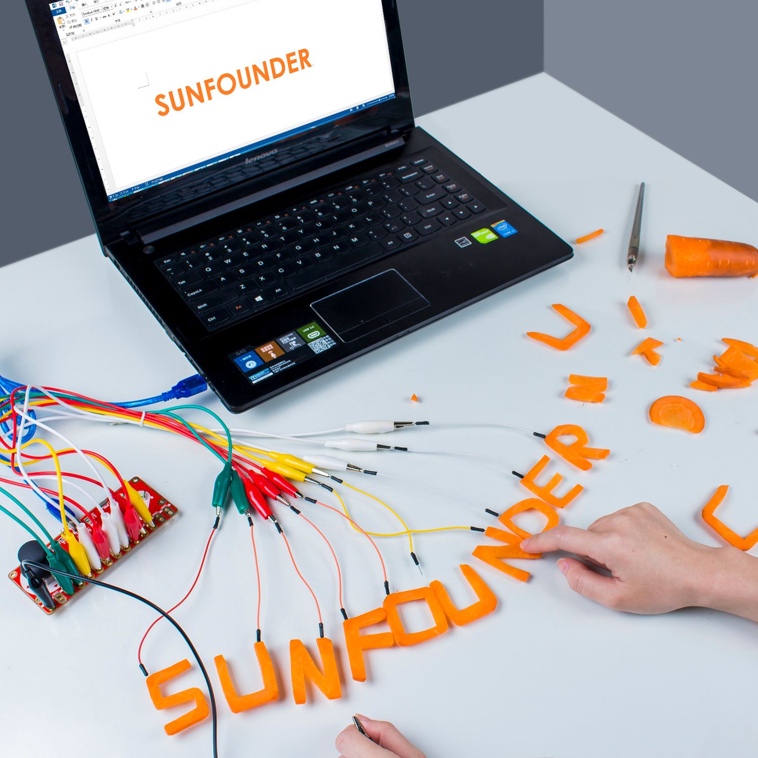 How to Make a Carrot Keyboard With Multi-Control : 7 Steps (with ...