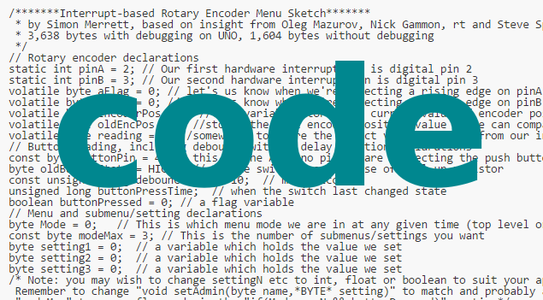 Easy Arduino Menus for Rotary Encoders : 3 Steps - Instructables Easy Arduino Menus for Rotary Encoders : 3 Steps - Instructables