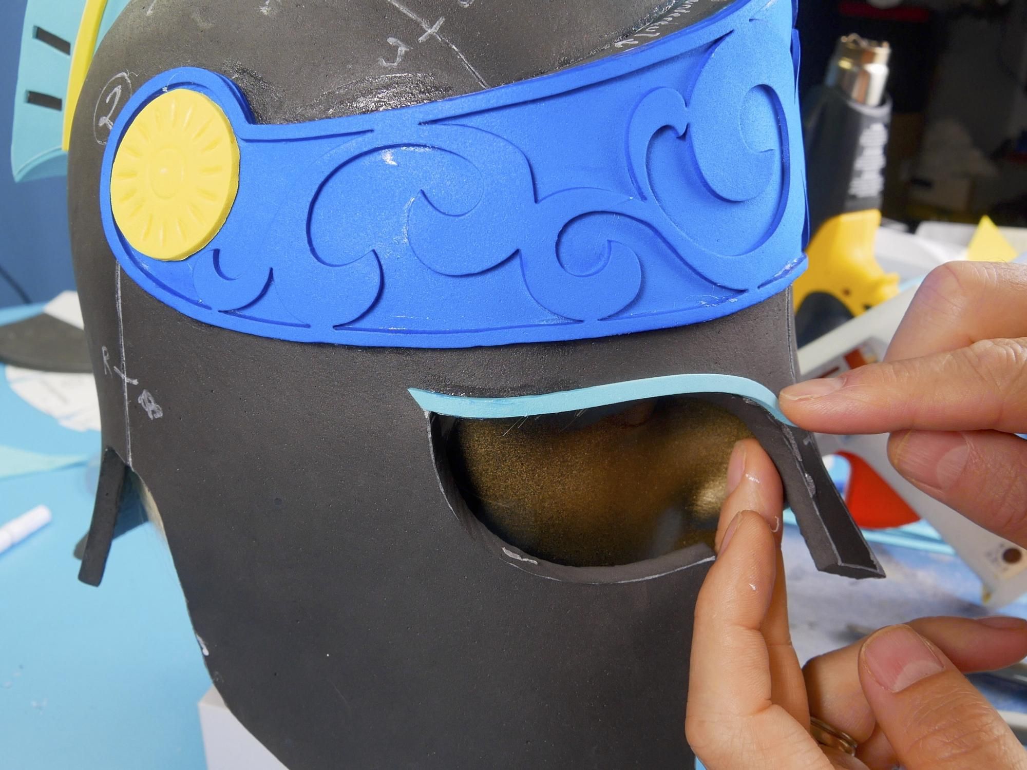 DIY Spartan Helmet Costume From Foam! : 27 Steps (with Pictures ...