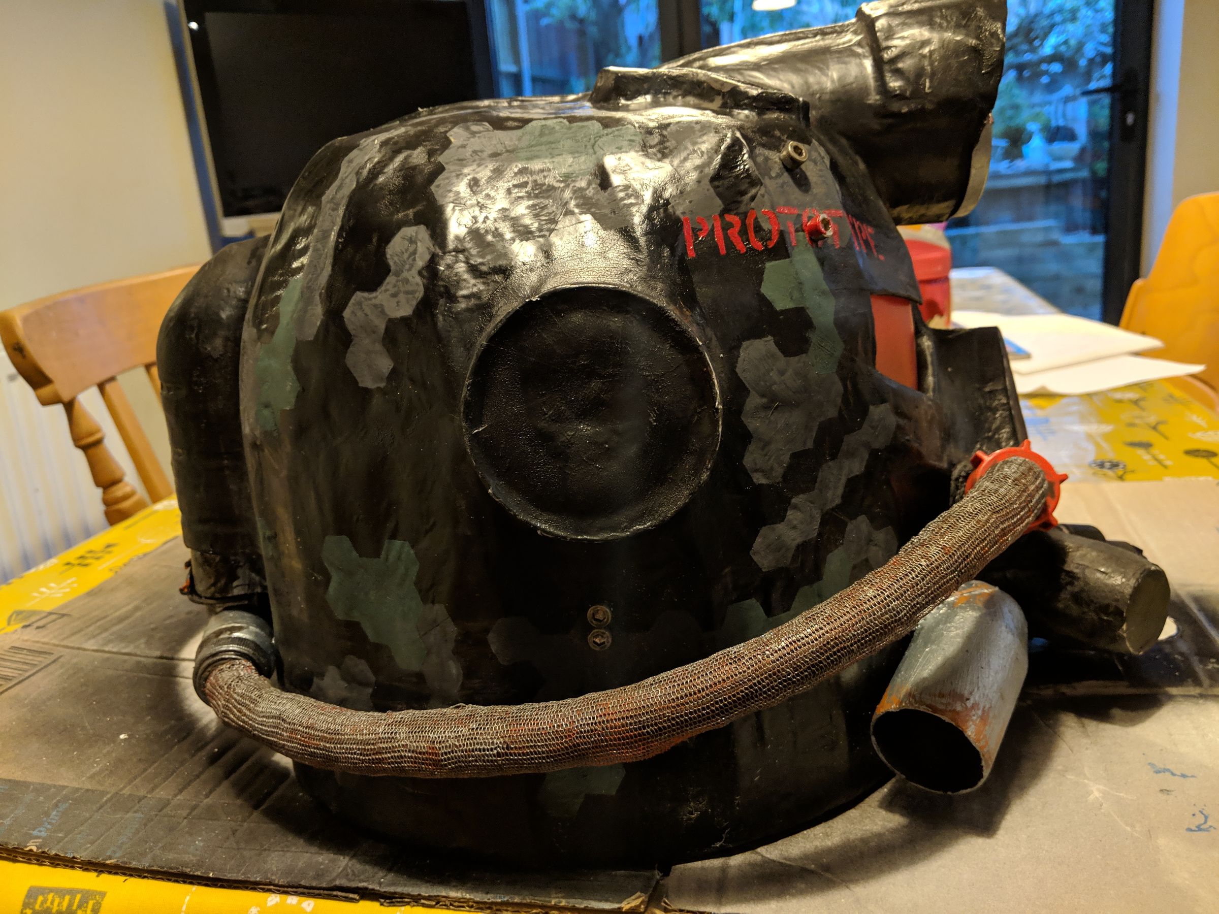 Recycled Power Armour Helmet : 19 Steps - Instructables