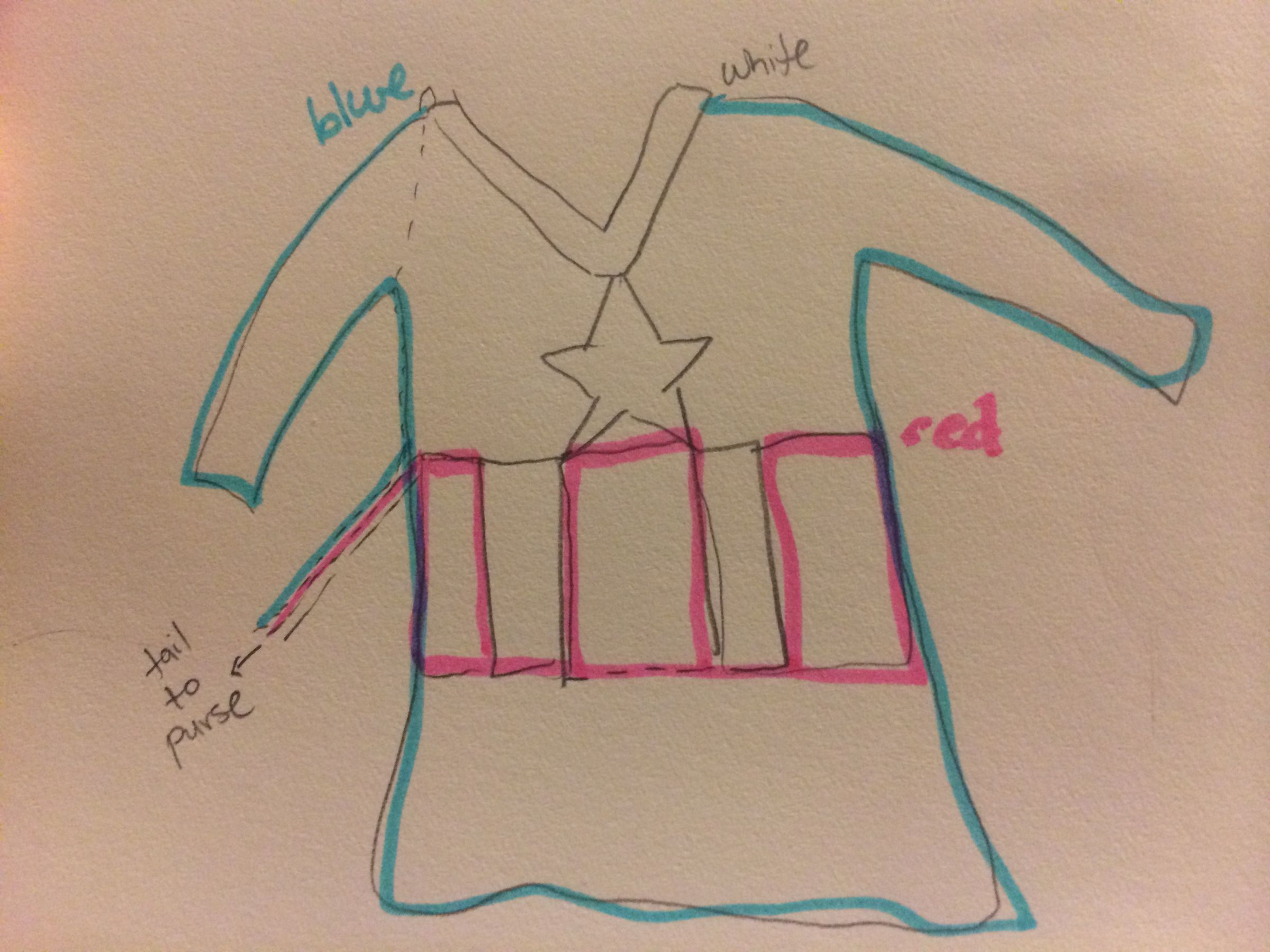 Mrs Captain America Glow Costume : 4 Steps (with Pictures) - Instructables