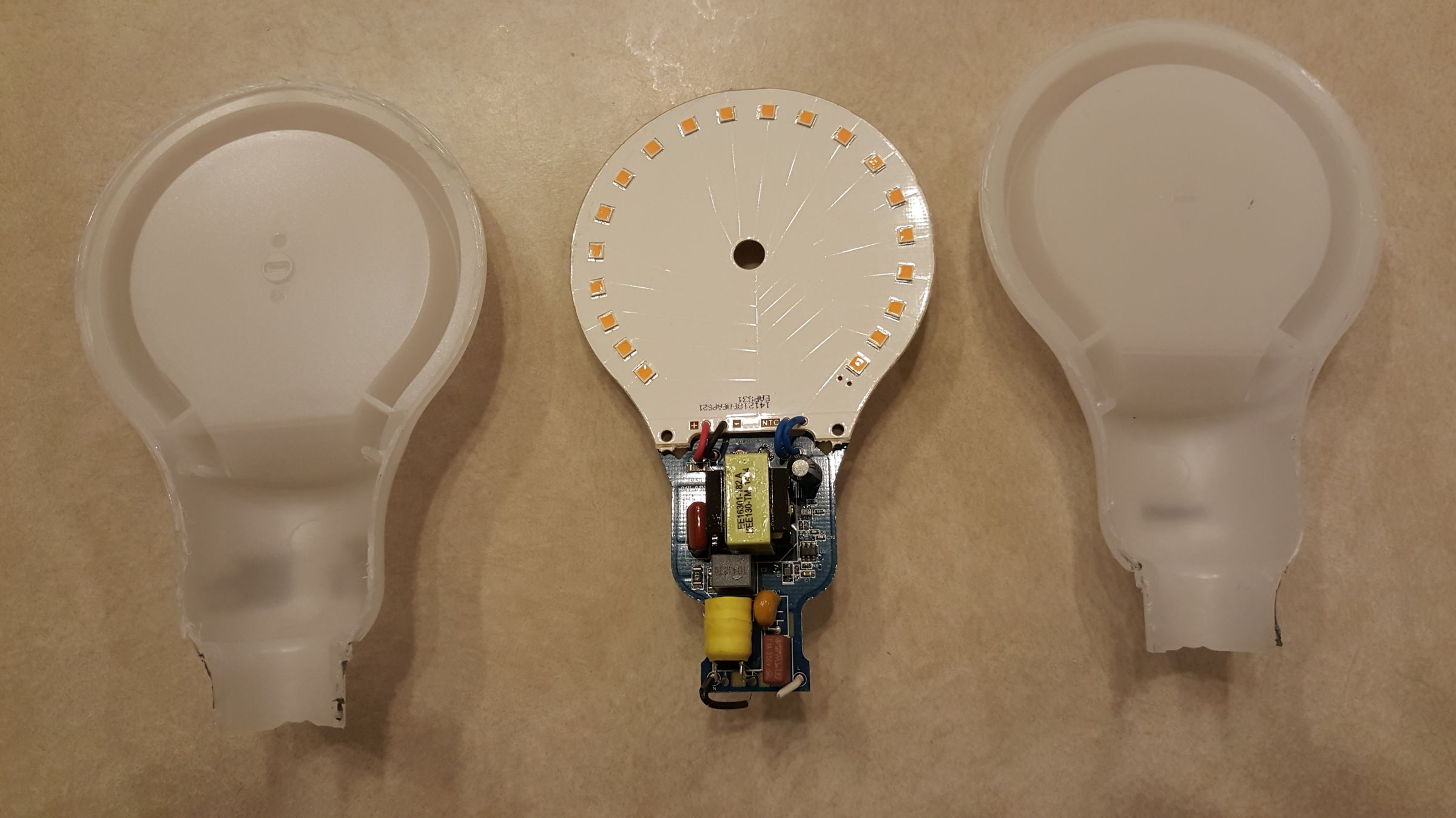 LED Hack to Replace Halogen Lamp Bulb : 13 Steps (with Pictures ...