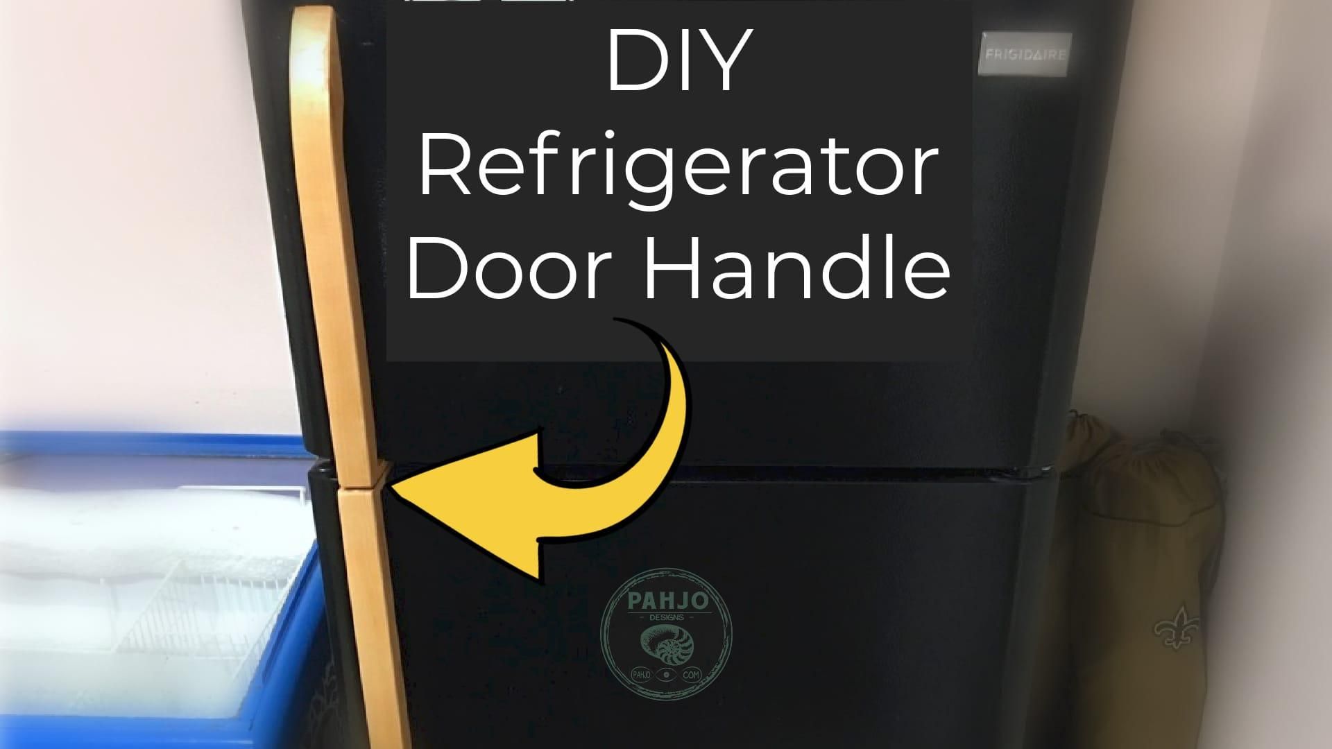 How to Make Wood Refrigerator Door Handle : 8 Steps (with Pictures ...