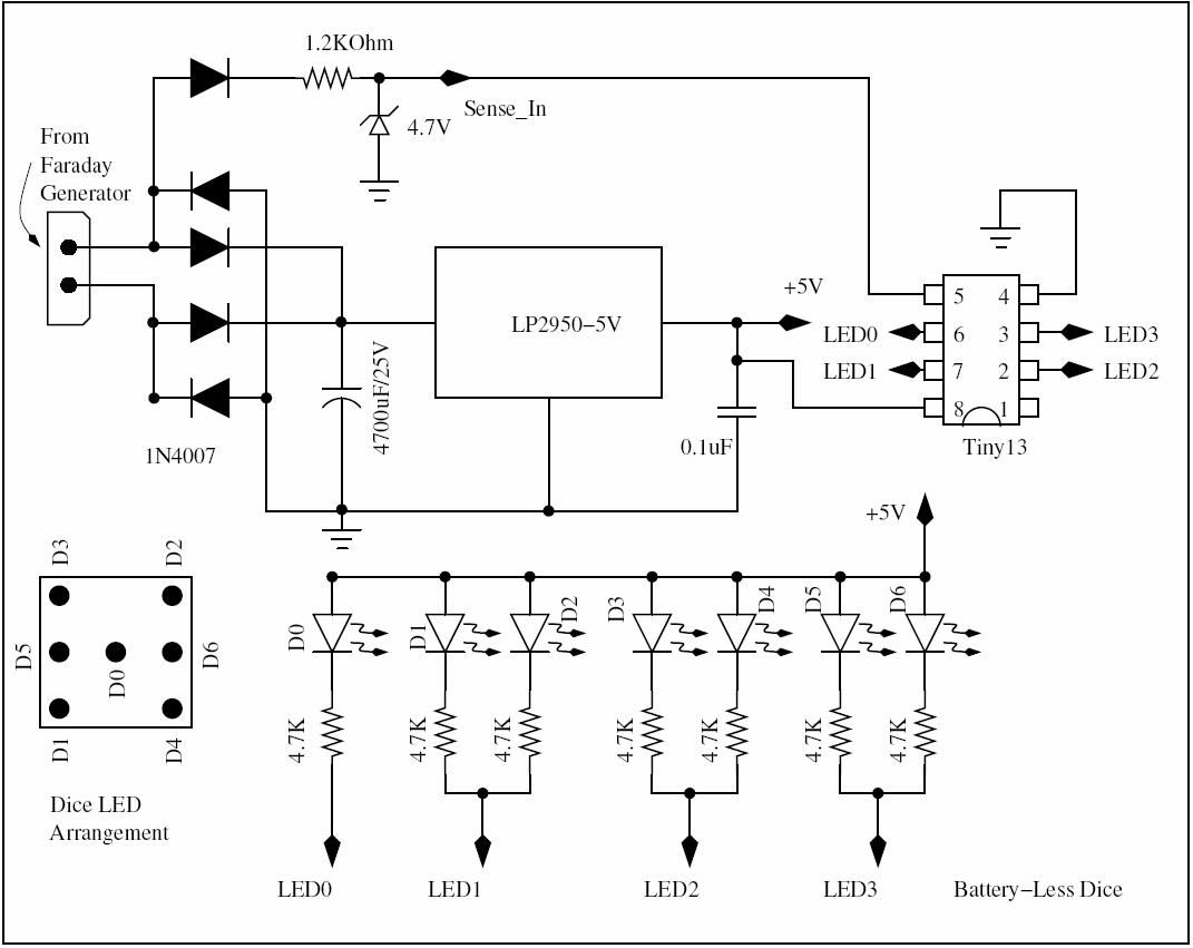 Faraday for Fun: an Electronic Batteryless Dice : 12 Steps (with ...