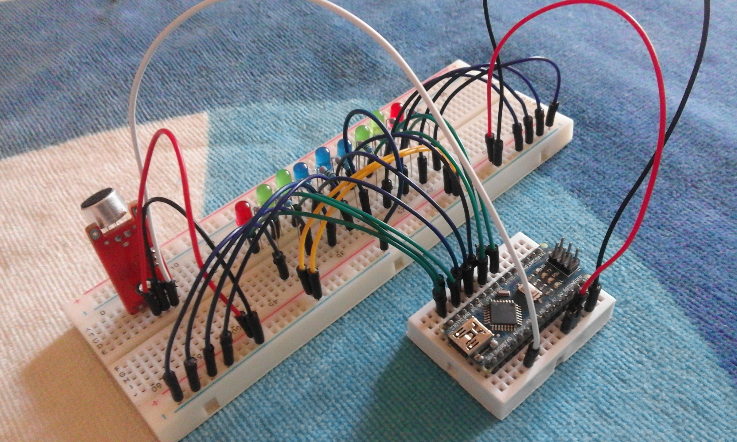 Waren's L.E.D Music Visualizer : 16 Steps (with Pictures) - Instructables