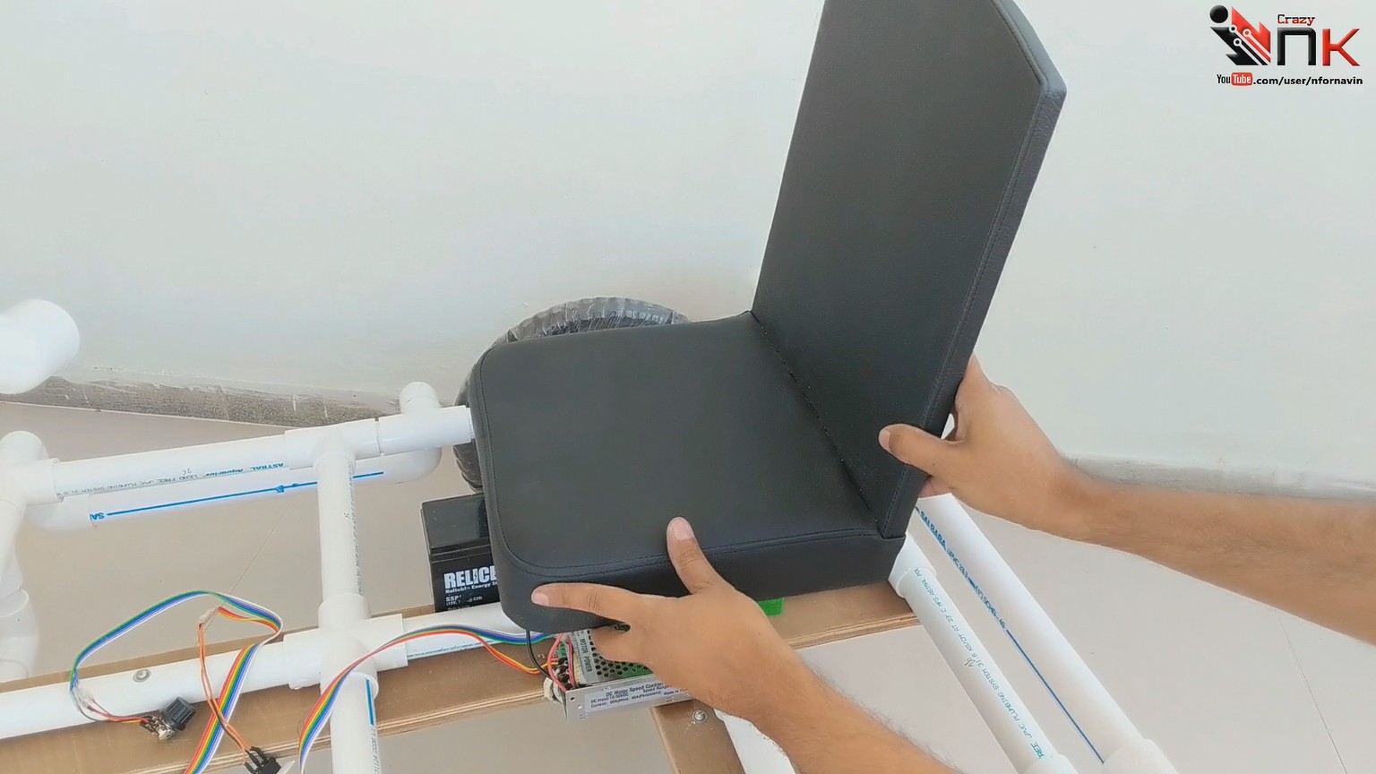 How to Make a Go Kart / Electric Car Using PVC Pipe at Home : 7 Steps ...