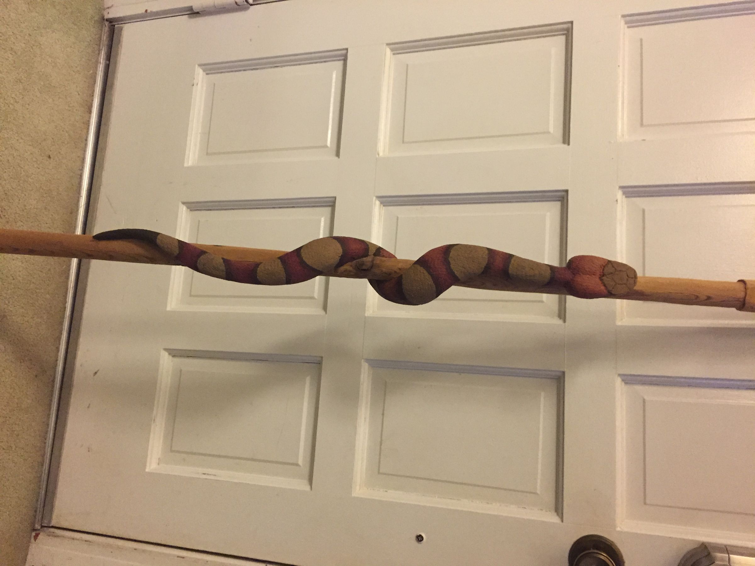 Carved Snake Cedar Walking Stick : 9 Steps (with Pictures) - Instructables